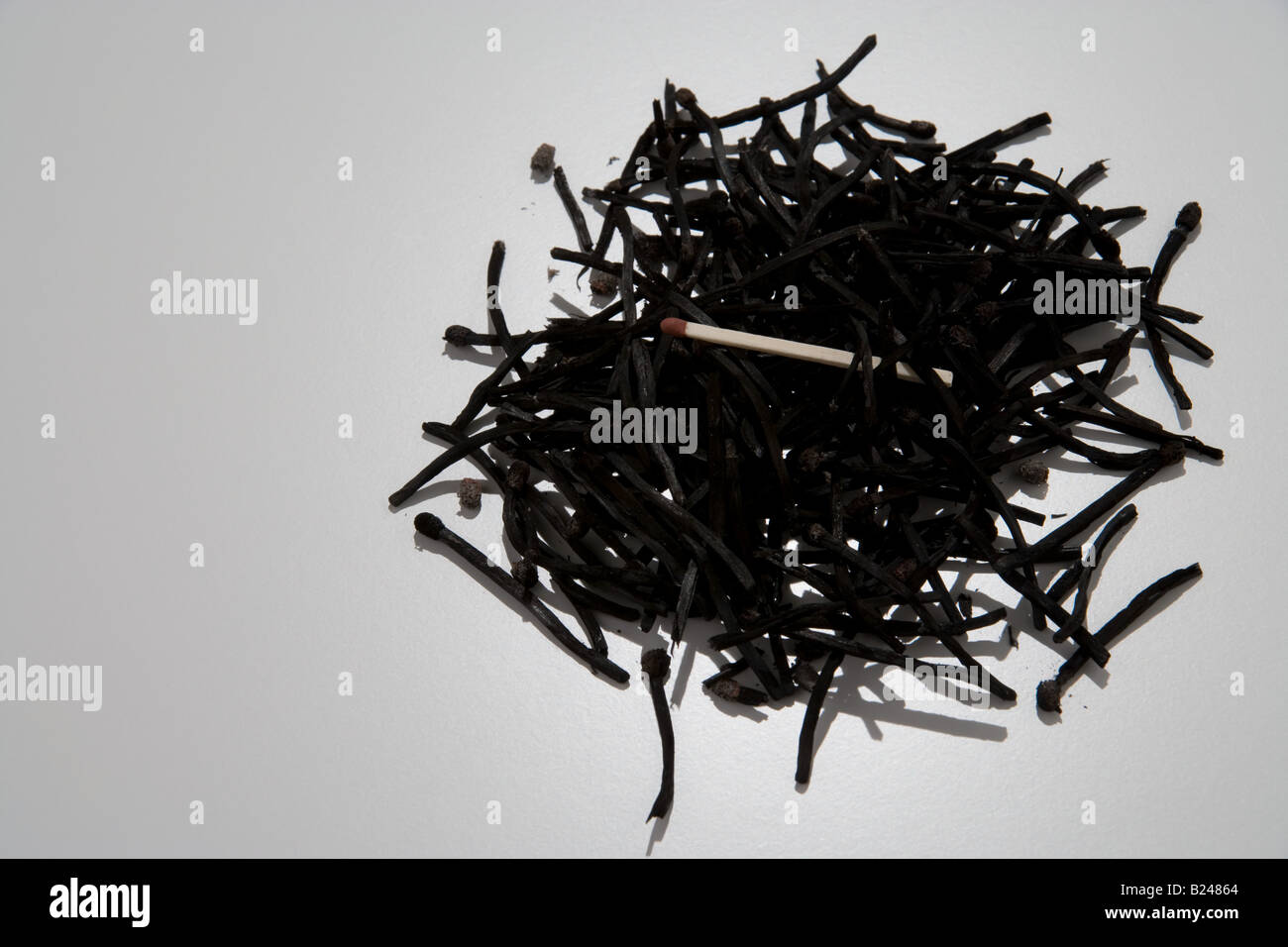 Burnt matches hi-res stock photography and images - Alamy