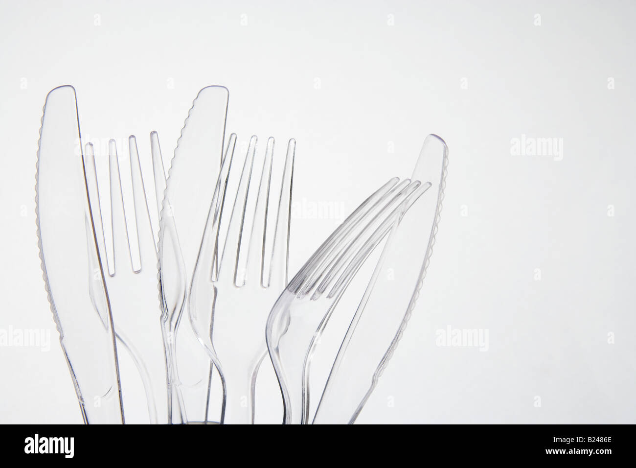 Transparent plastic cutlery hi-res stock photography and images - Alamy