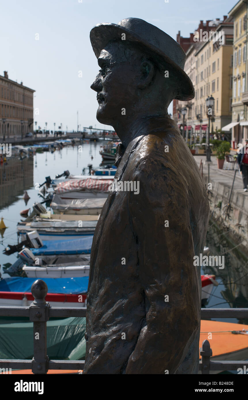Statue of James Joyce in Trieste, Italy Stock Photo - Alamy