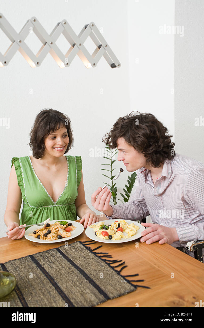 Young man dining partner hi-res stock photography and images - Alamy