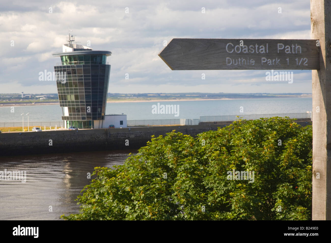 Aberdeen Harbour Masters' Tower , Aberdeen city harbour, Scotland uk ...