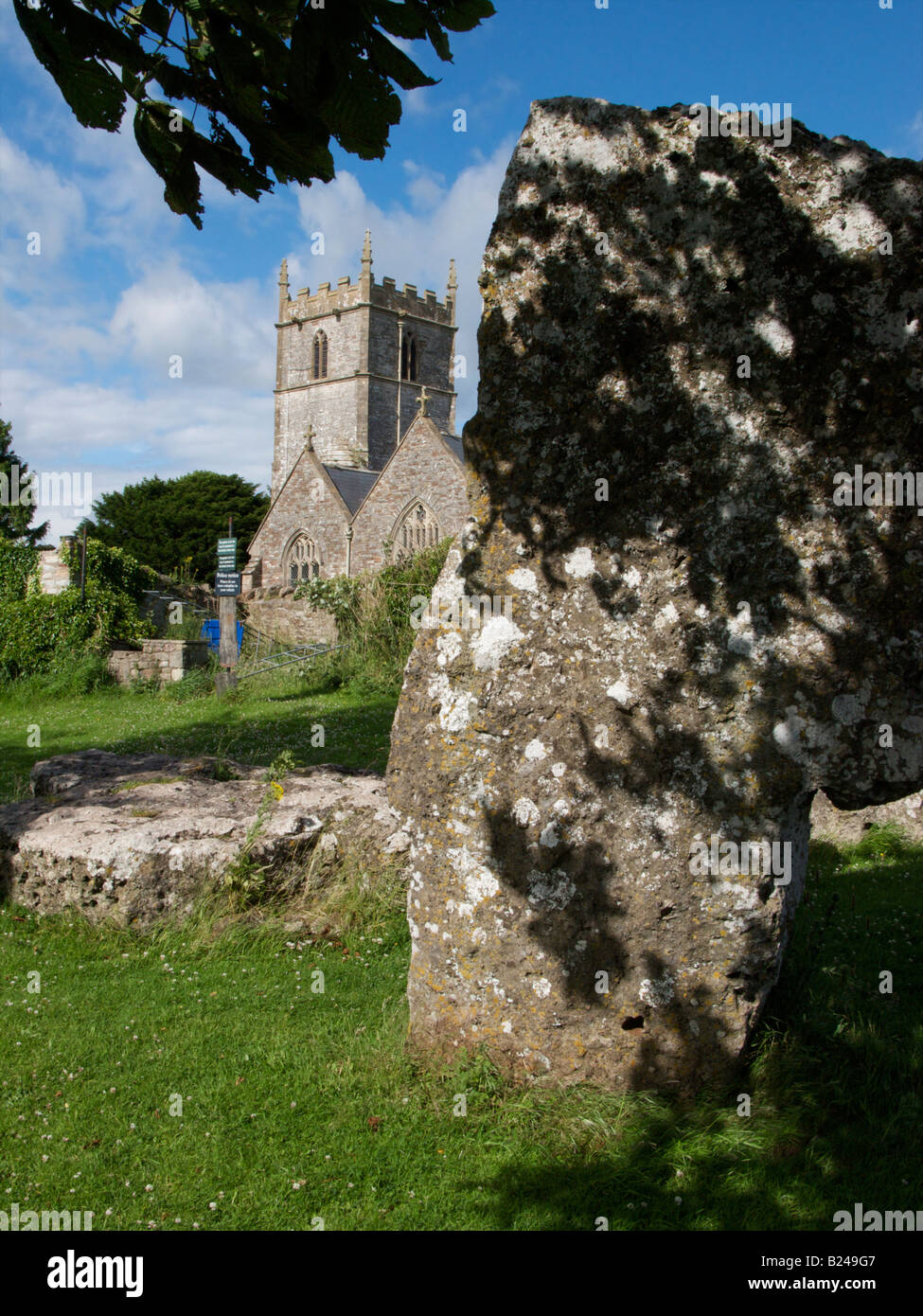 Stanton Drew standing stones and church, Somerset, United Kingdom Stock ...