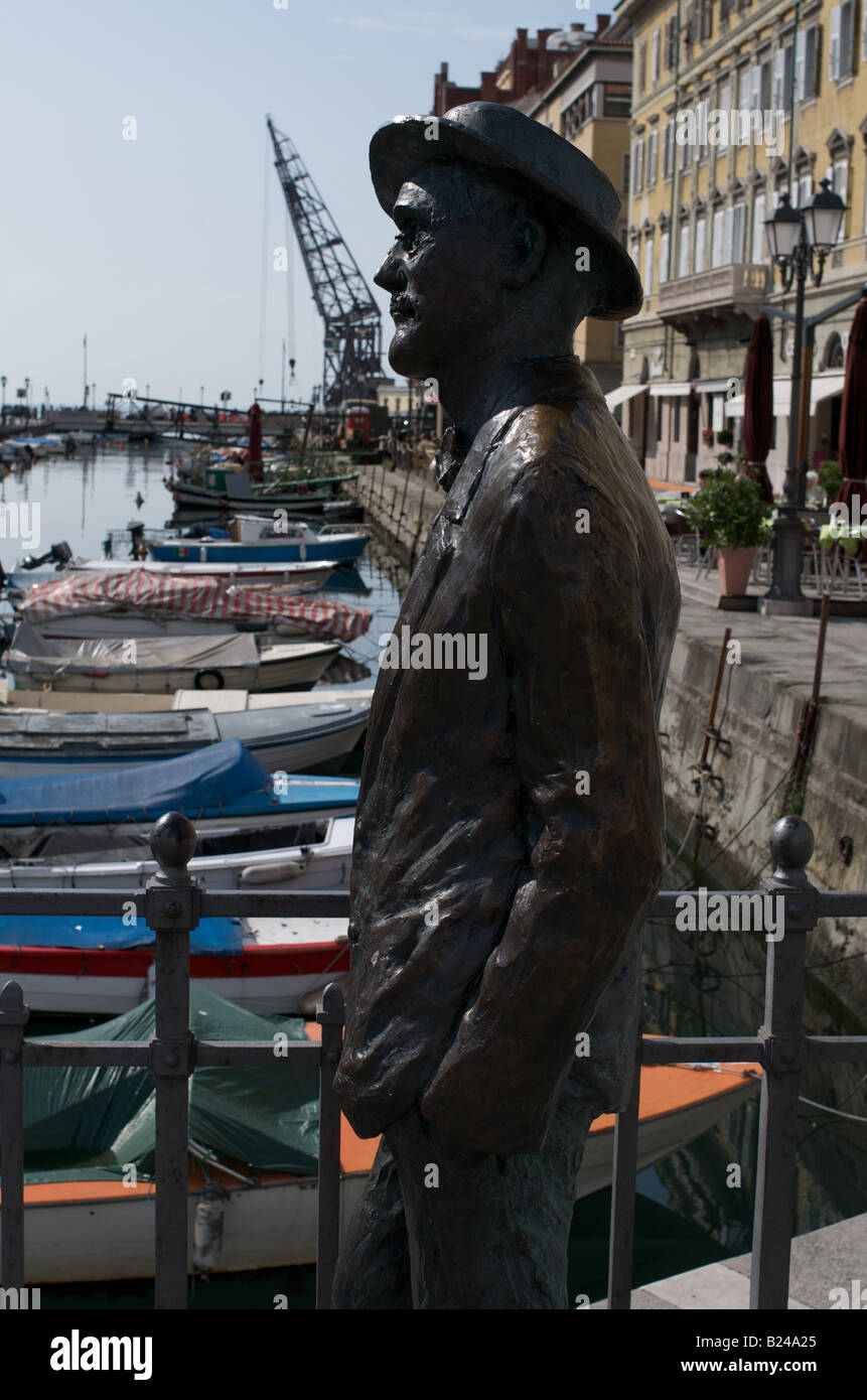 Trieste italy statue james joyce hi-res stock photography and images ...