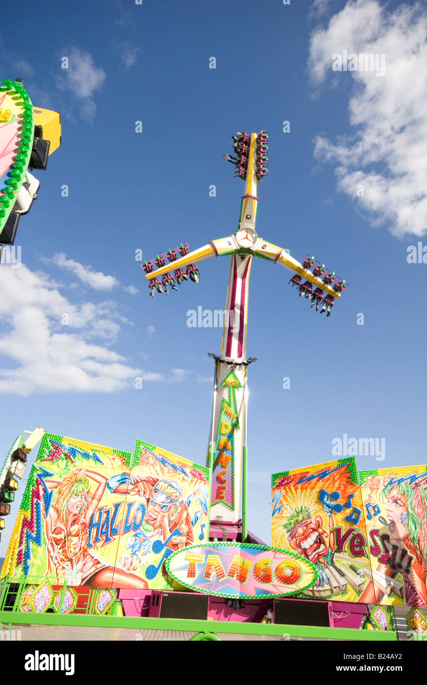 Funfair Ride Links Market Kirkcaldy Fife Scotland UK Stock Photo - Alamy