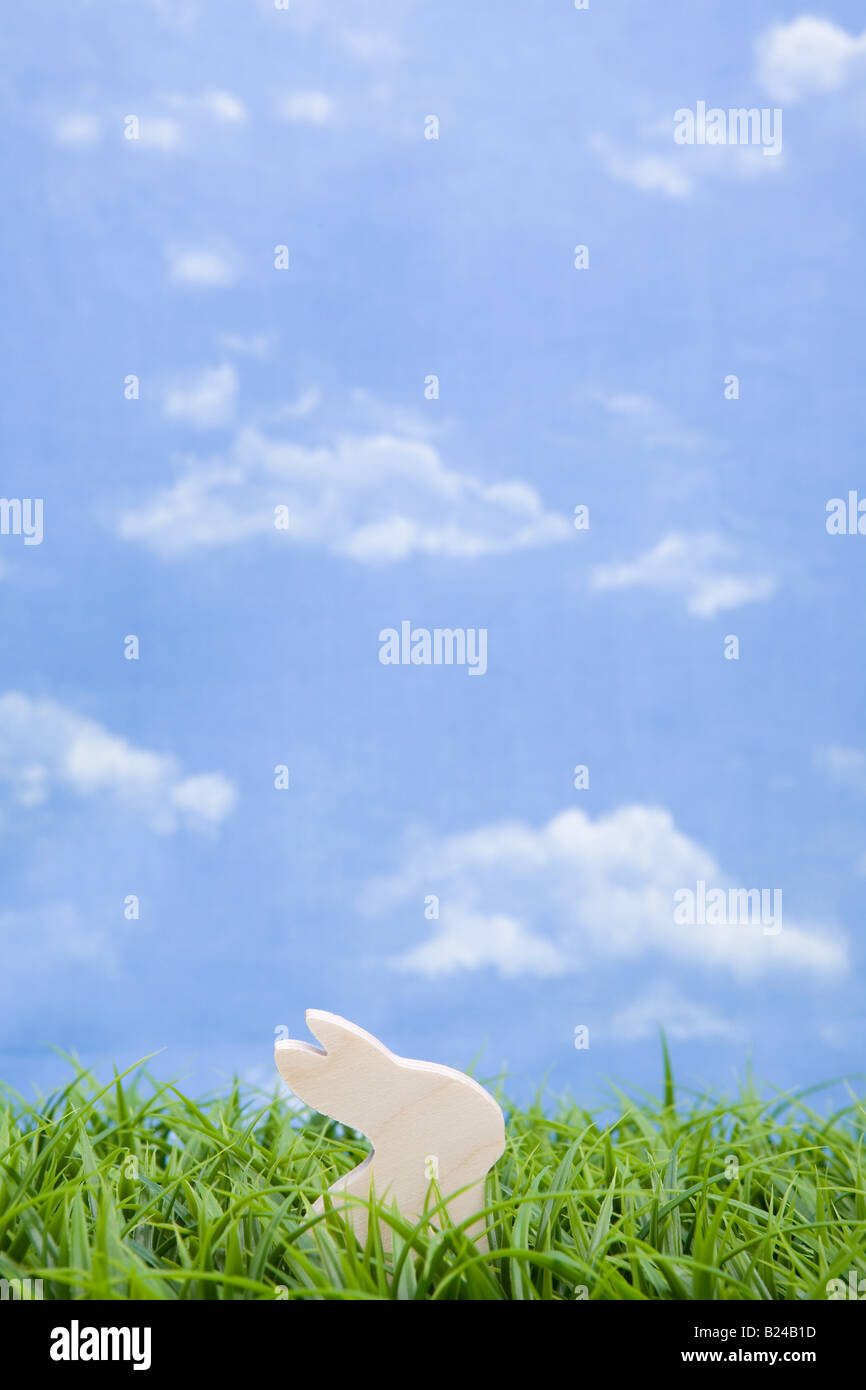 A white rabbit shape Stock Photo - Alamy