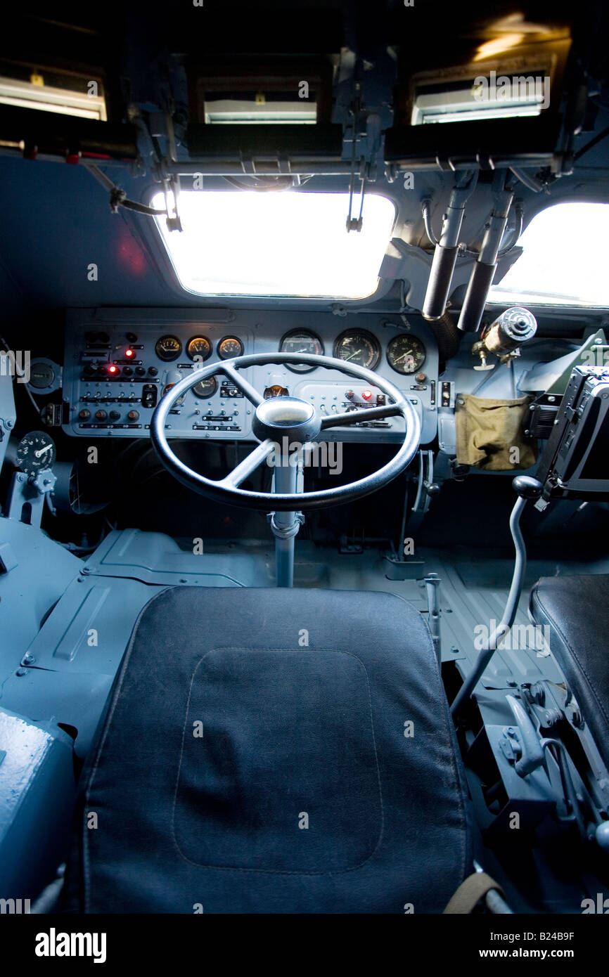 armored military vehicle inside view Stock Photo - Alamy