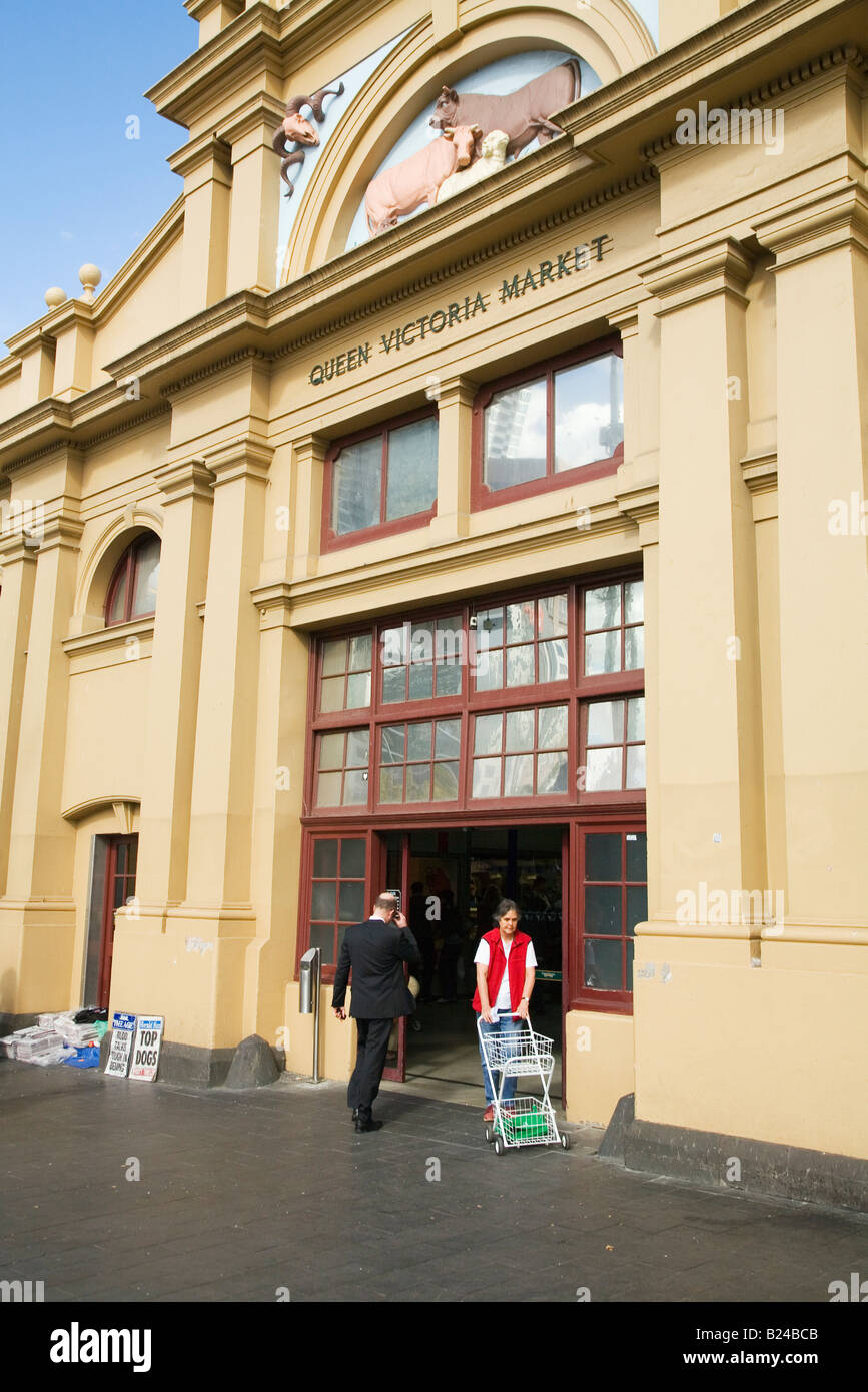 Queen victoria market facade hi-res stock photography and images - Alamy