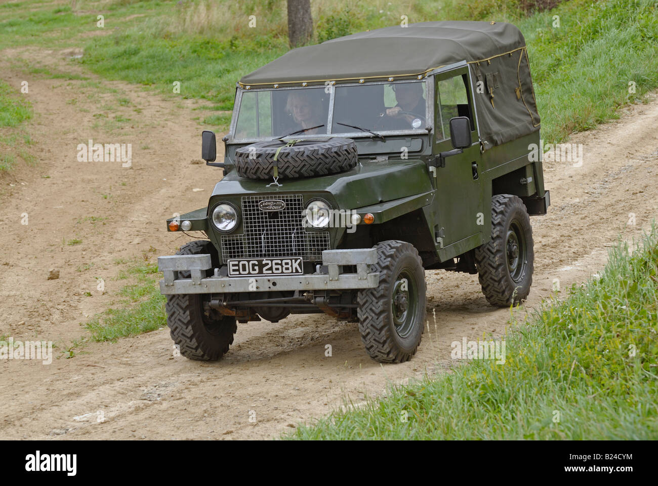 Early Land Rover Lightweight Series 2a with headlamps in the radiator ... Early Land Rover Lightweight Series 2a with headlamps in the radiator ...