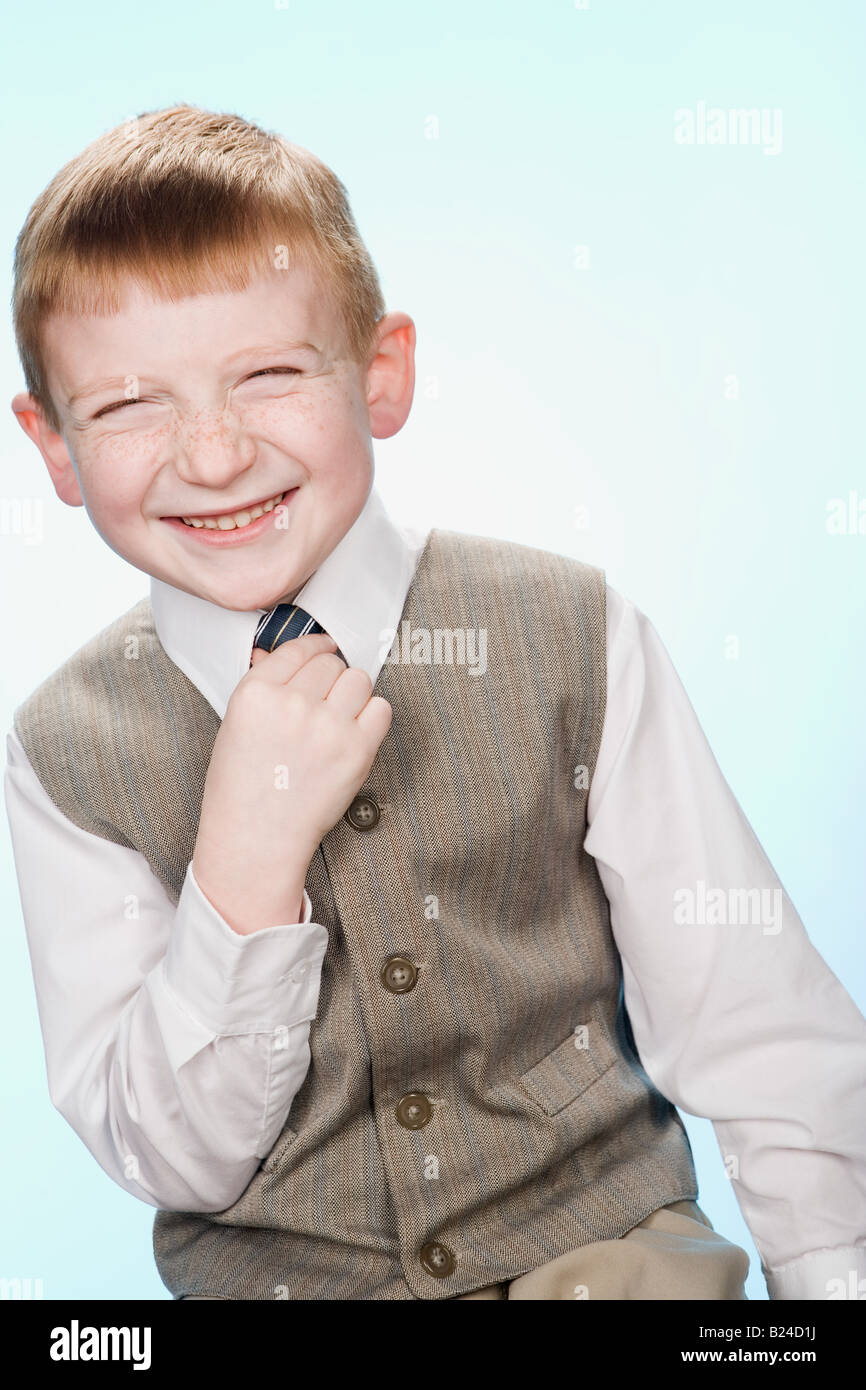 Portrait of a boy laughing Stock Photo - Alamy