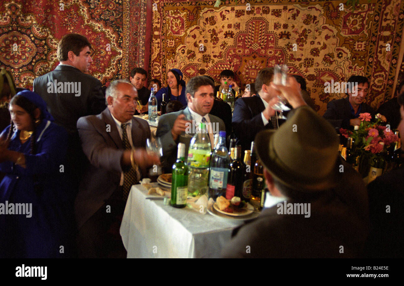 gypsies partying at costesti, romania, celebrating their minority ...