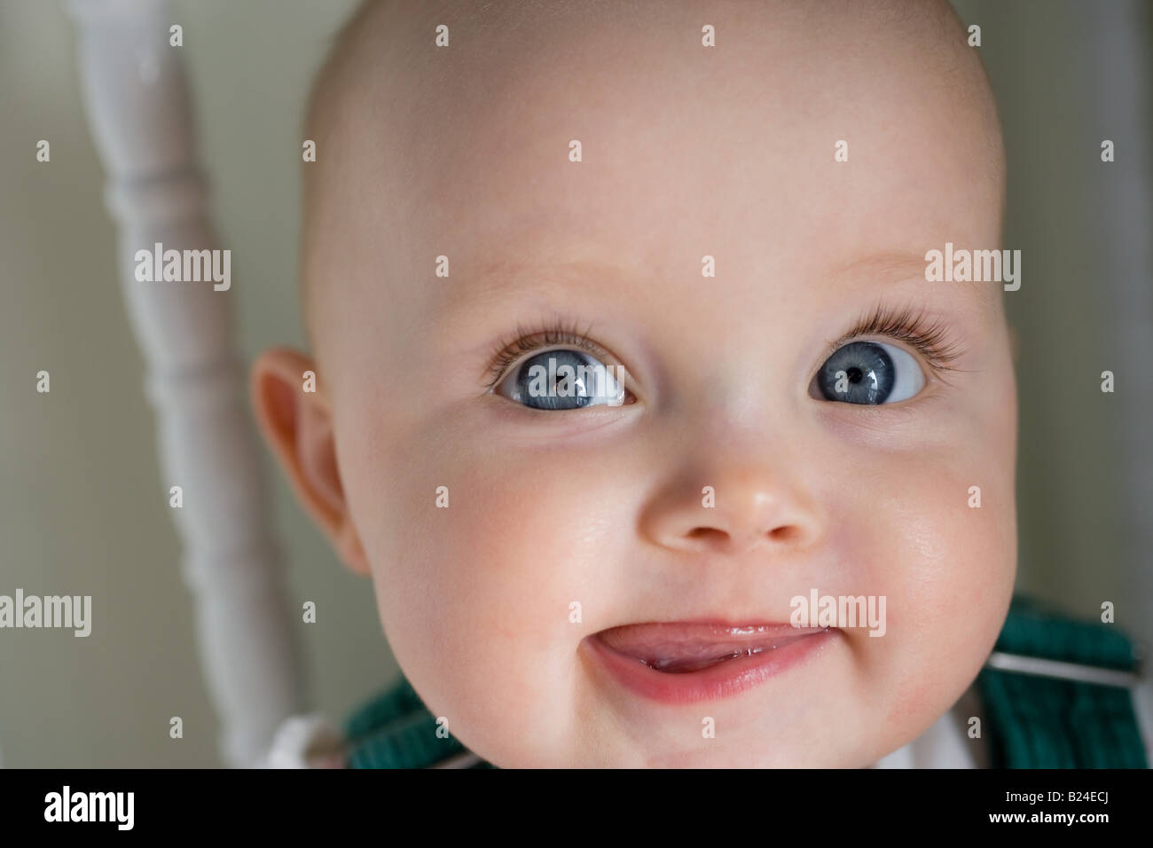 Face of a baby girl Stock Photo - Alamy