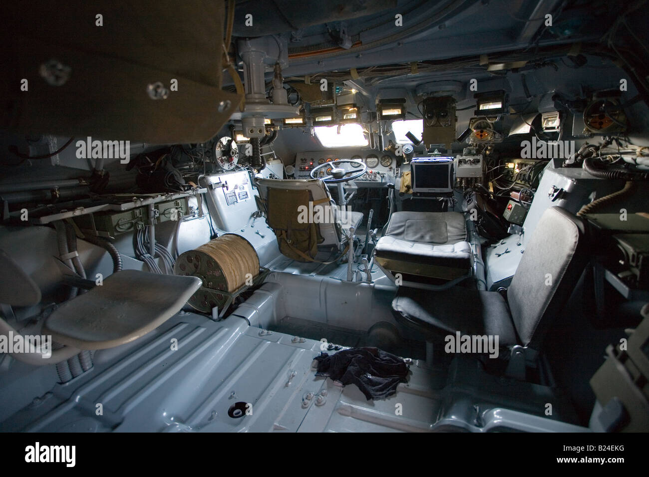 armored military vehicle inside view Stock Photo - Alamy
