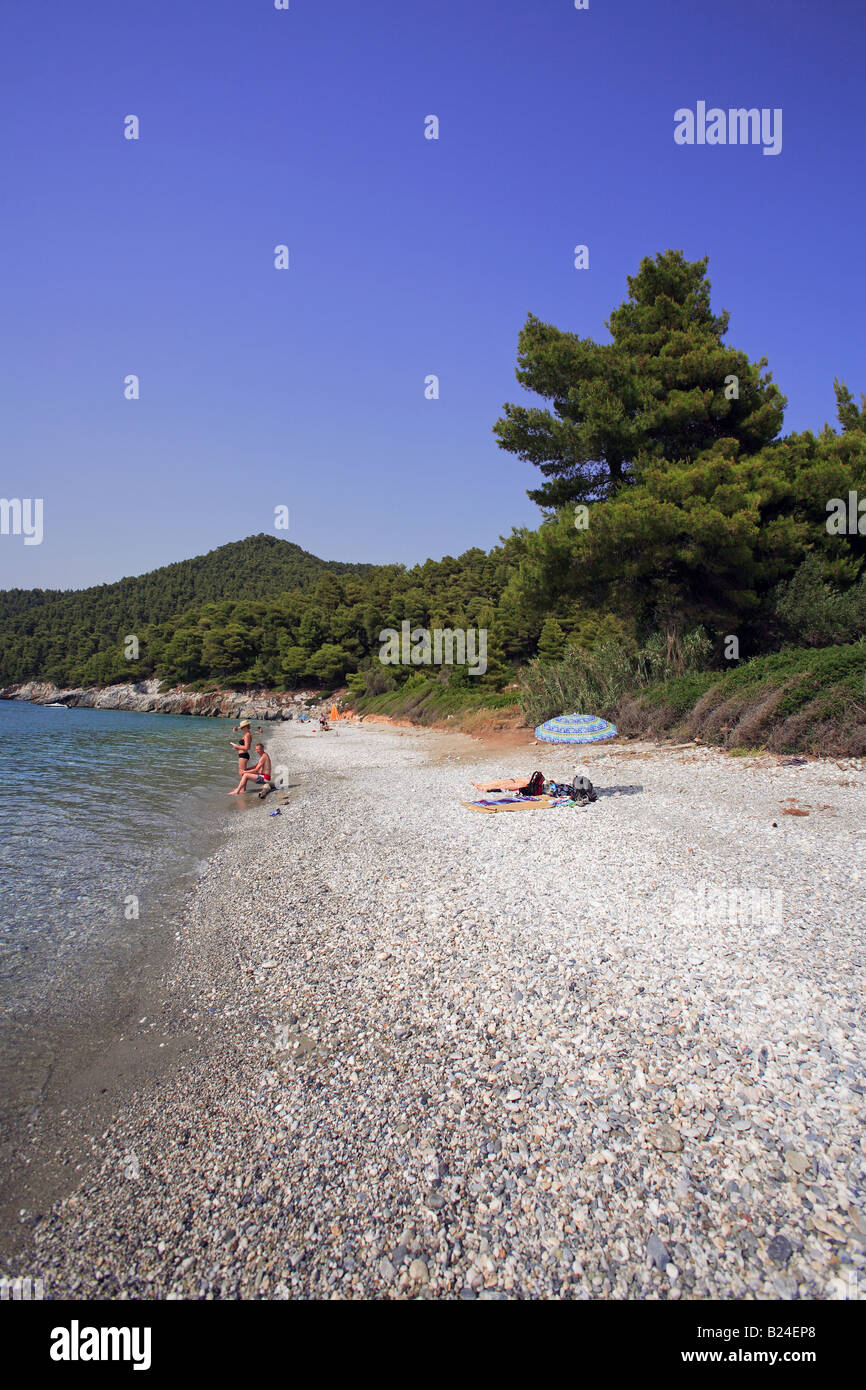 Skopelos milia beach hi-res stock photography and images - Alamy