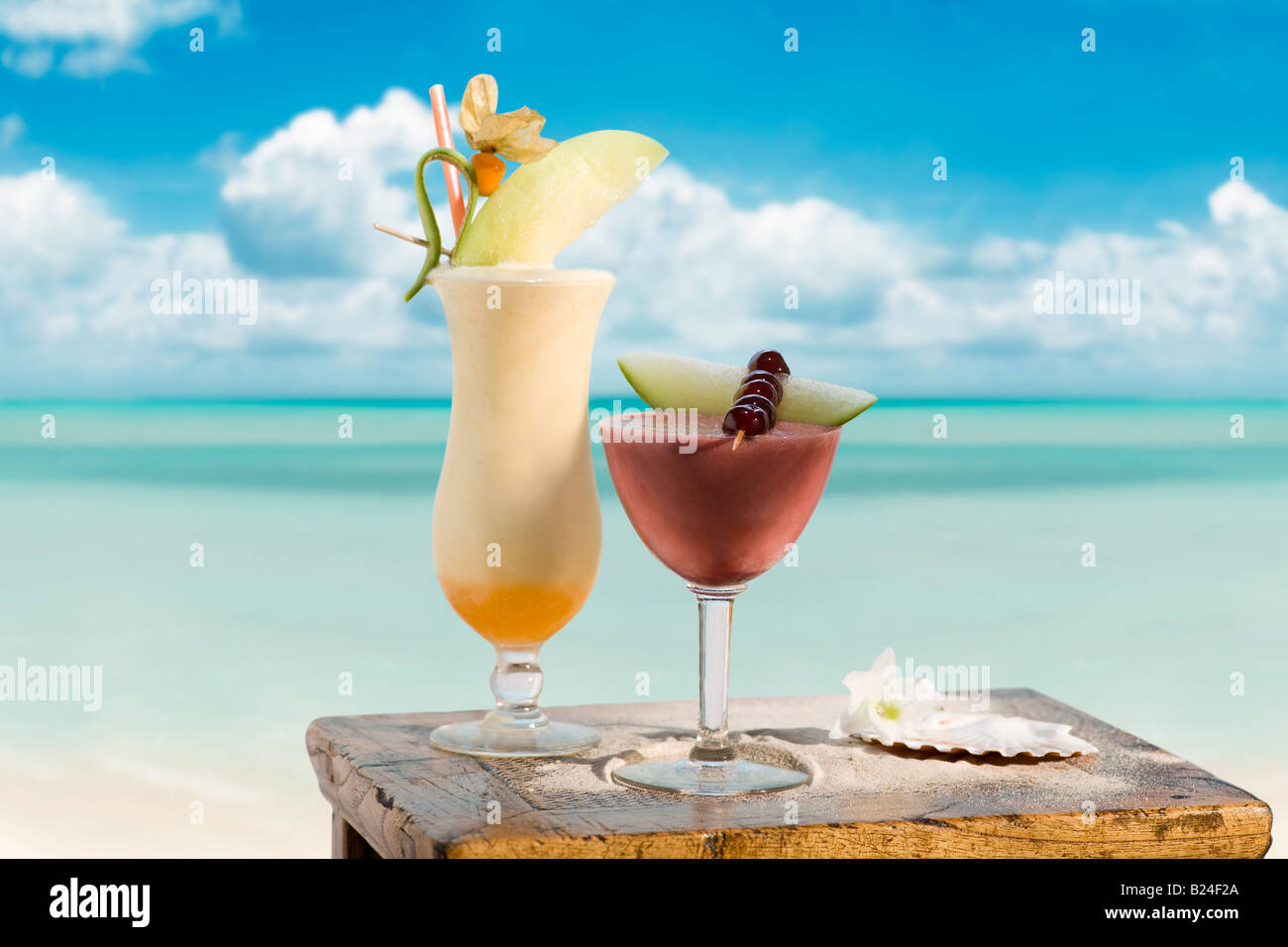 Pina Colada On Beach