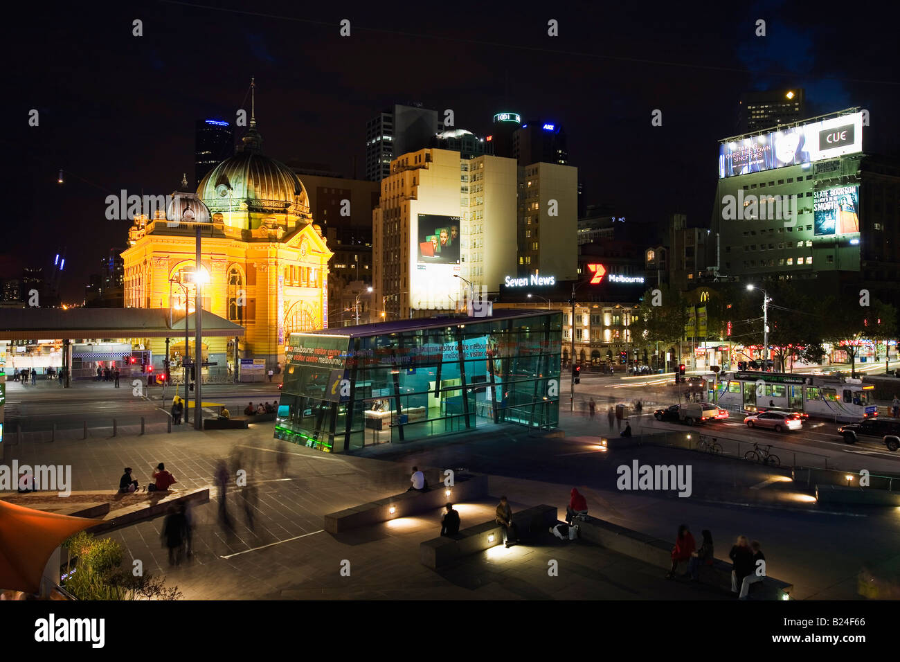 Federation Square - Melbourne, Victoria, AUSTRALIA Stock Photo - Alamy