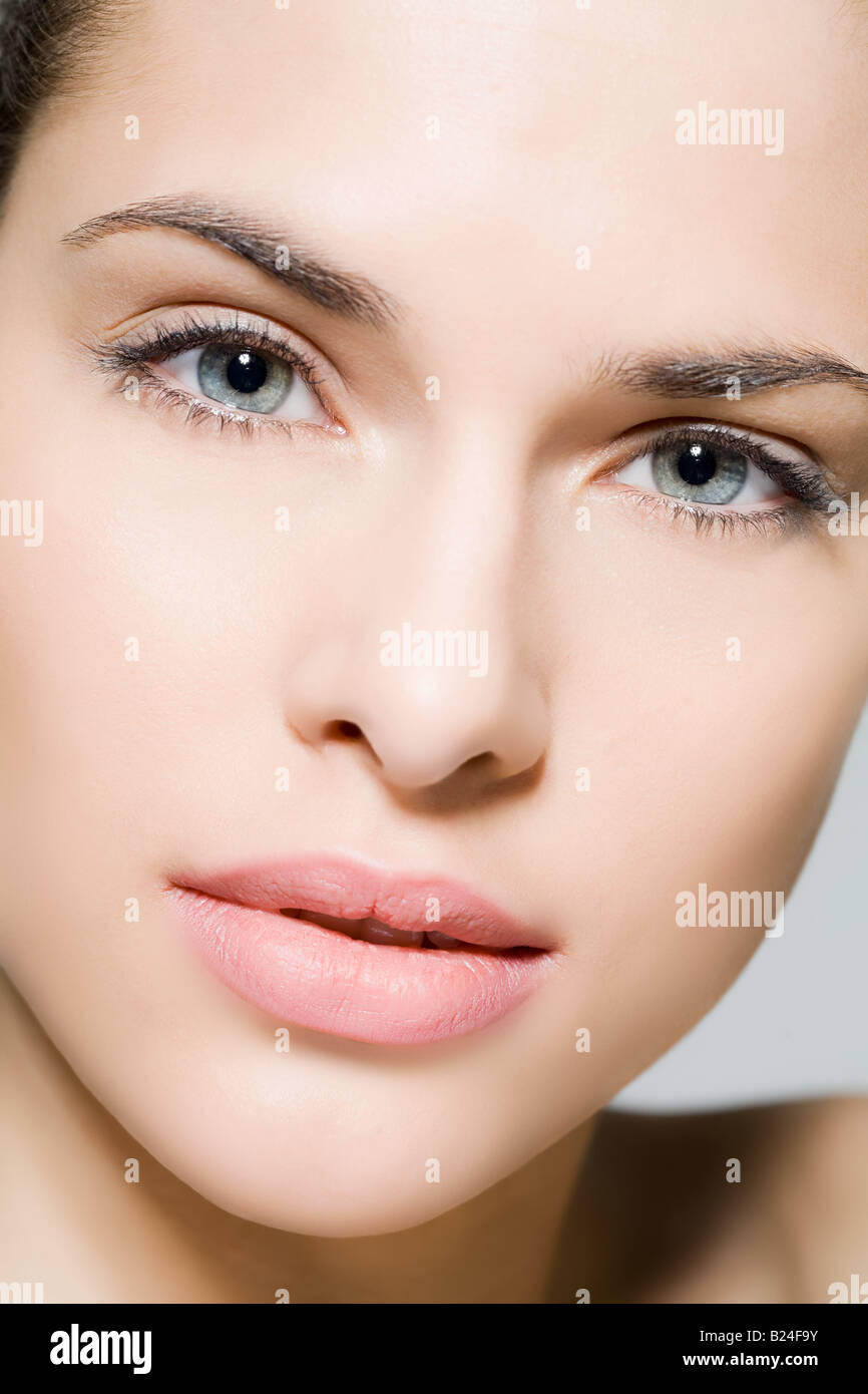 Face of a beautiful woman Stock Photo - Alamy