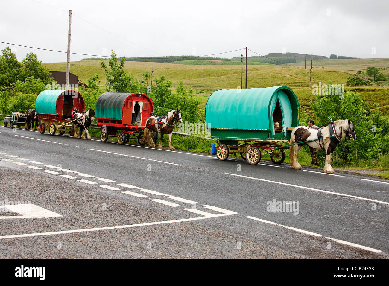 Gypsy caravans hi-res stock photography and images - Alamy