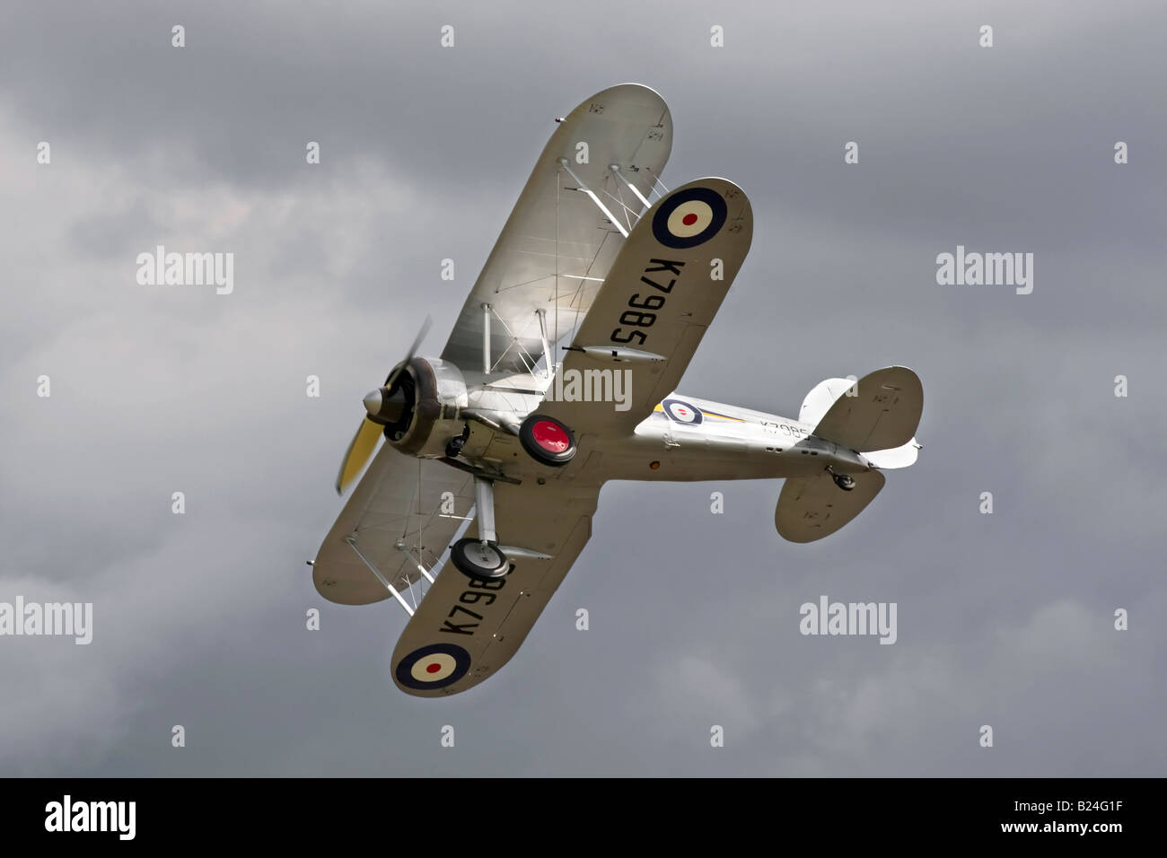 A Gloster Gladiator of the RAF Stock Photo - Alamy
