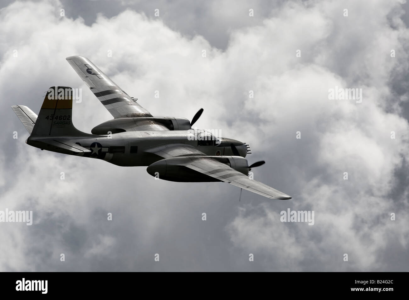 A Douglas A26 Invader attack aircraft of the USAF Stock Photo - Alamy