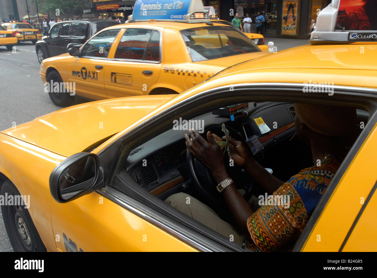 Driving in times square hi-res stock photography and images - Alamy