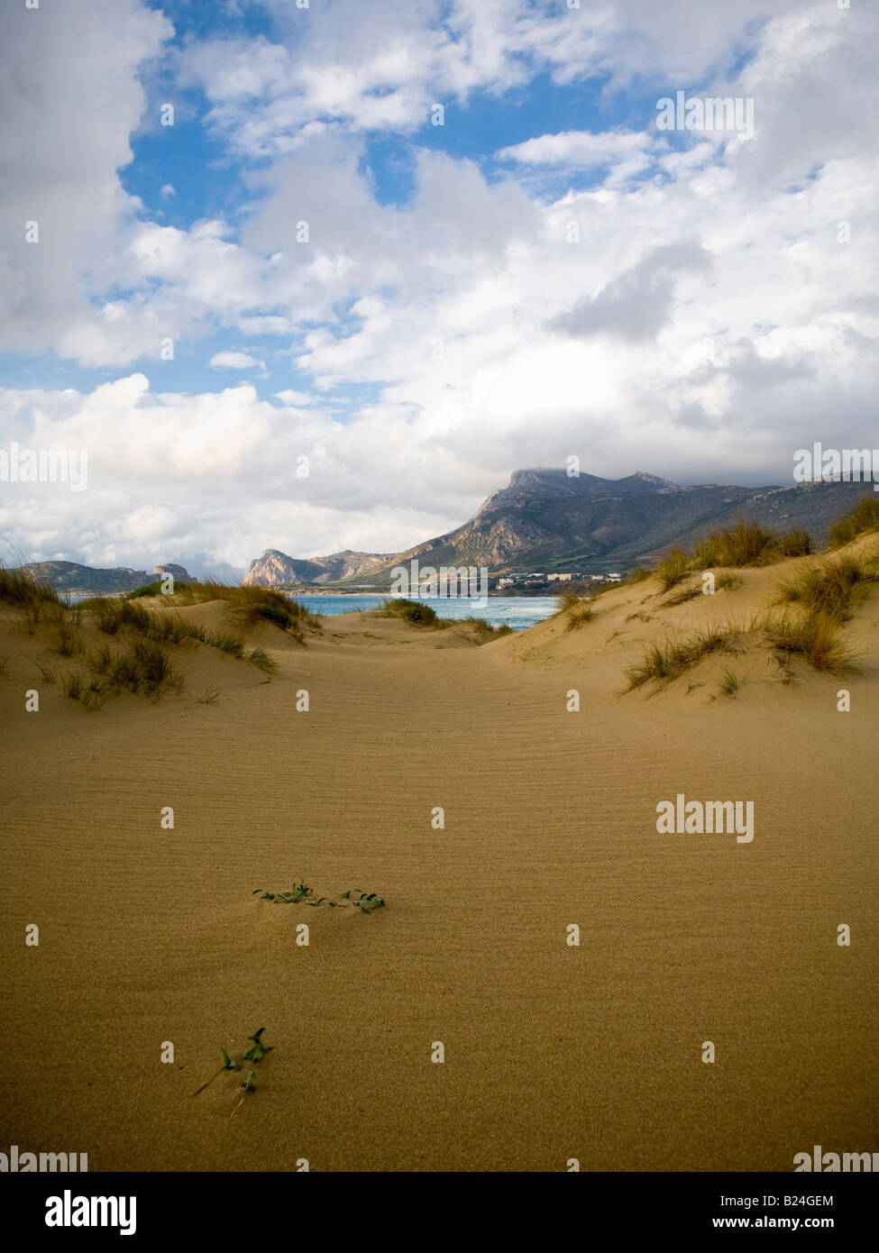Greece crete sand dunes beach hi-res stock photography and images - Alamy