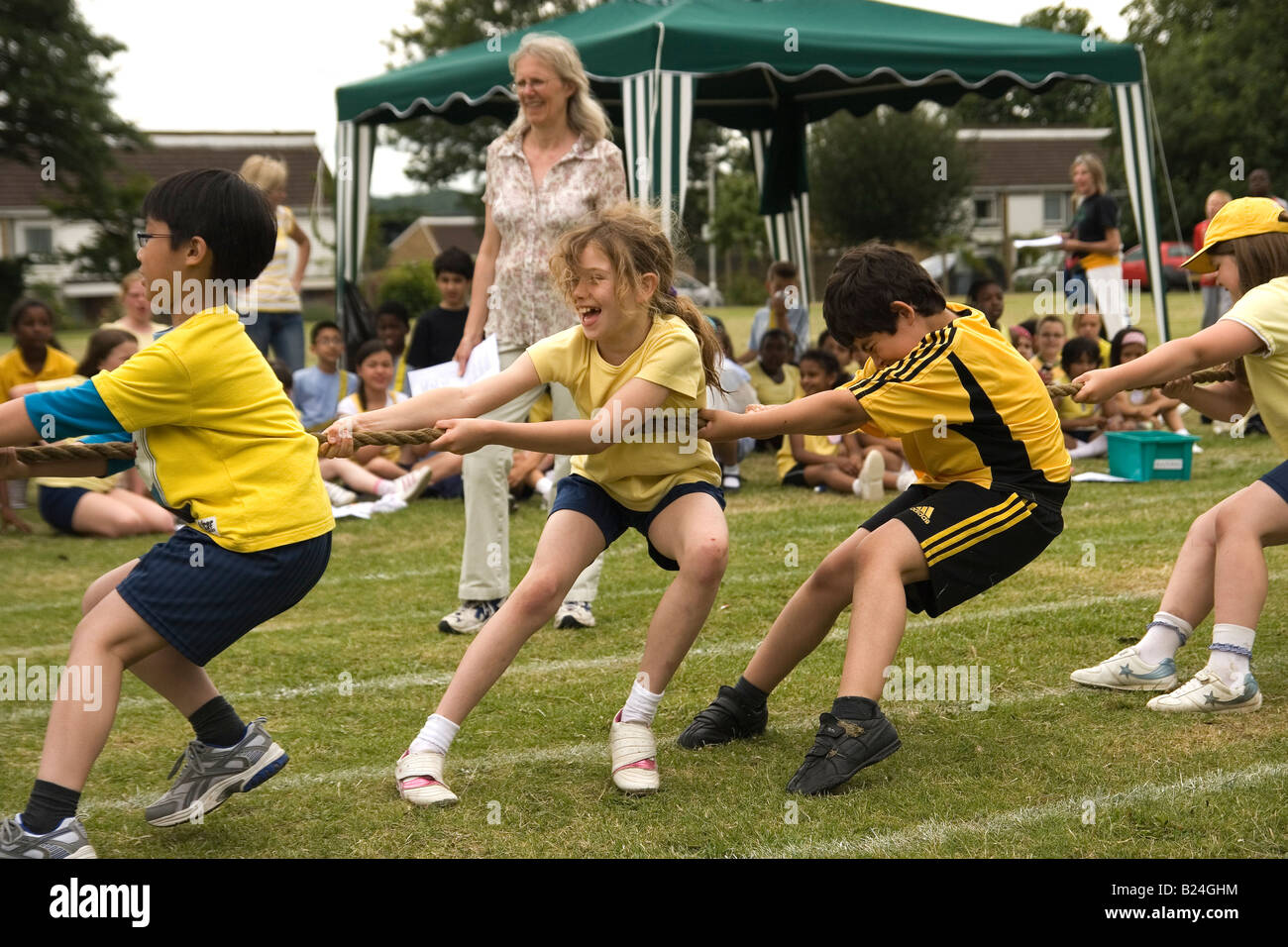 School Sport's day Stock Photo - Alamy