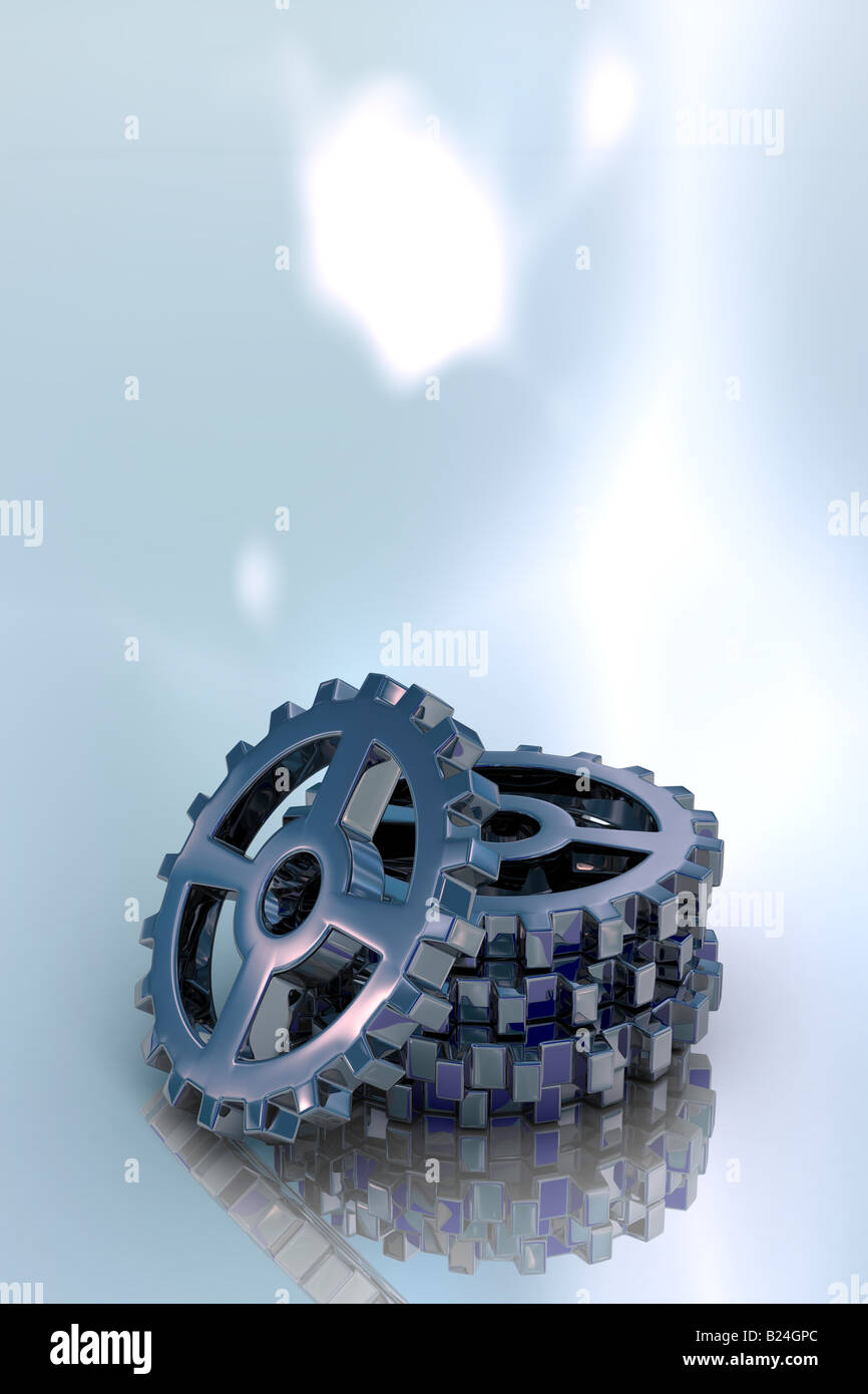 Teamwork gear wheels hi-res stock photography and images - Alamy