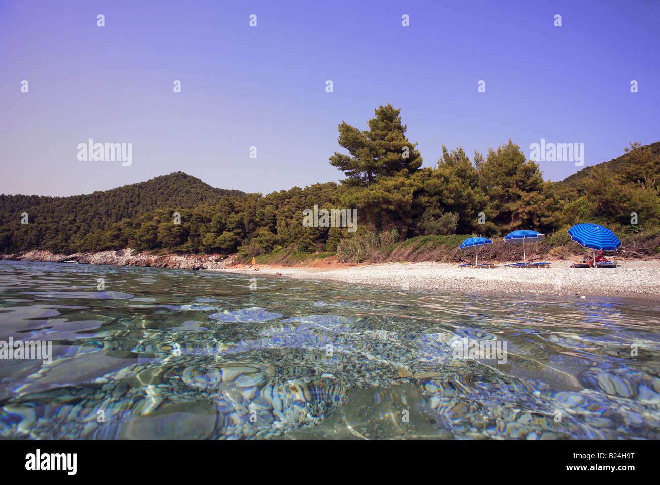 Skopelos milia beach hi-res stock photography and images - Alamy