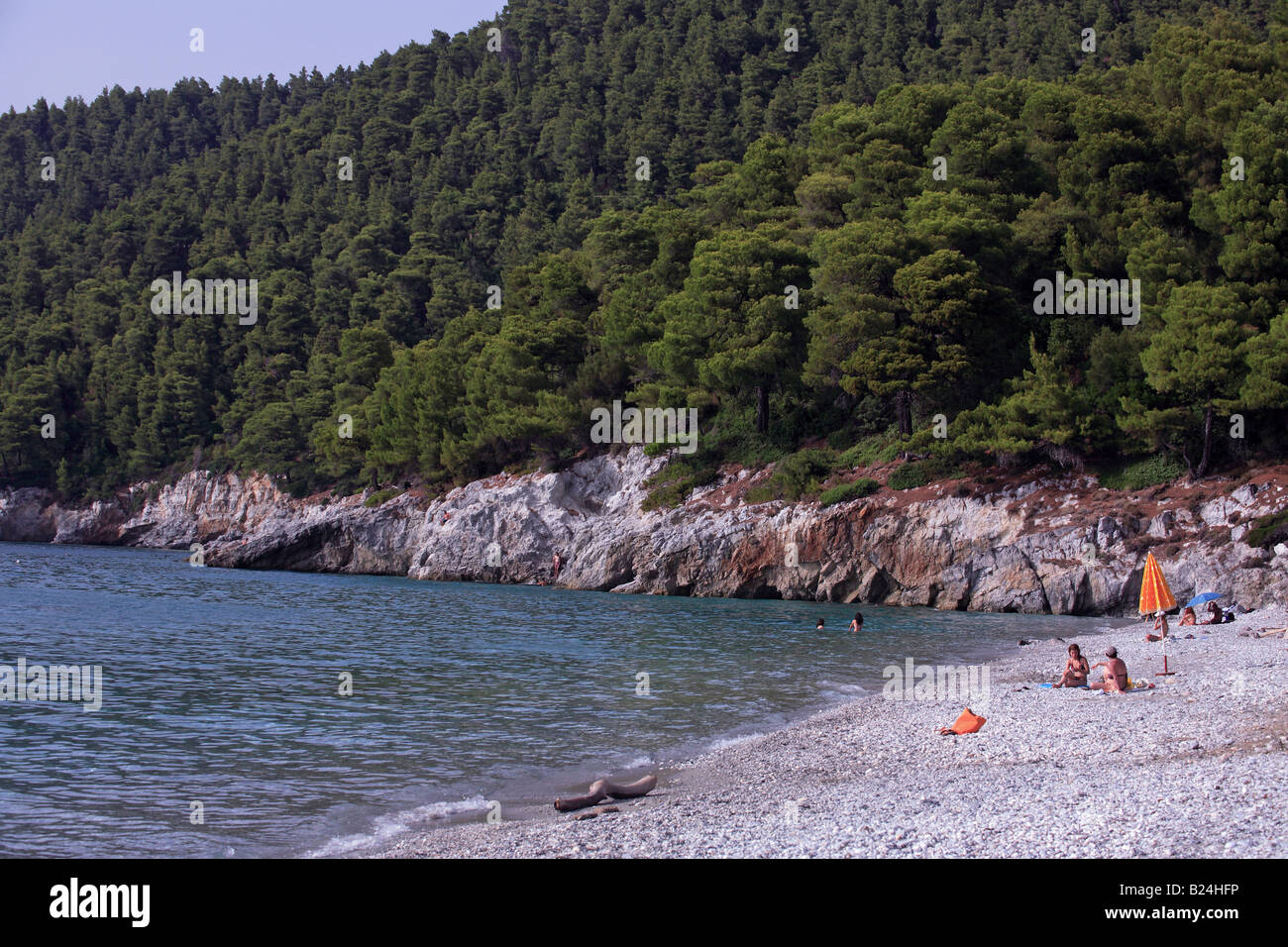 Skopelos milia beach hi-res stock photography and images - Alamy