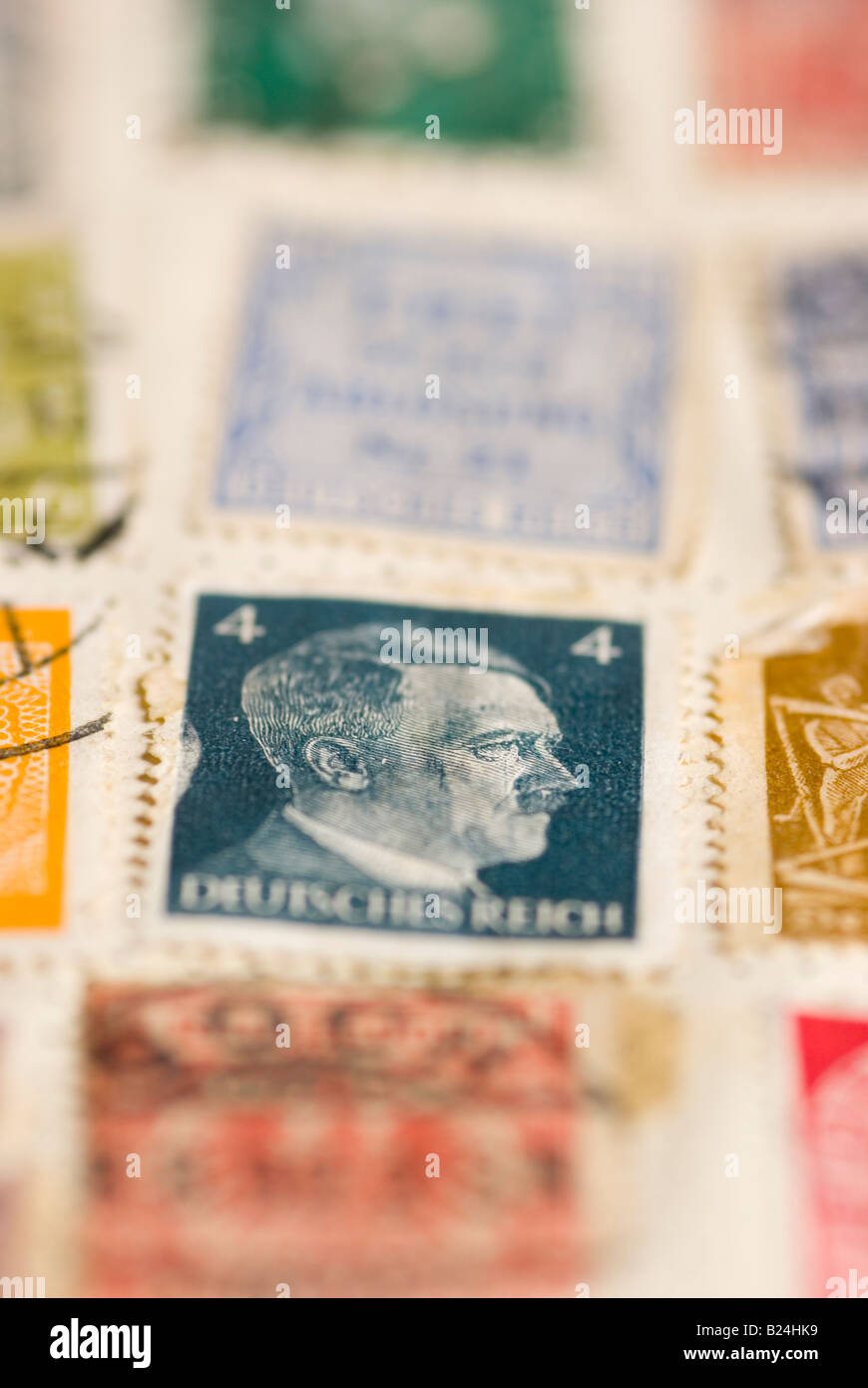 postage stamp featuring adolf hitler Stock Photo - Alamy