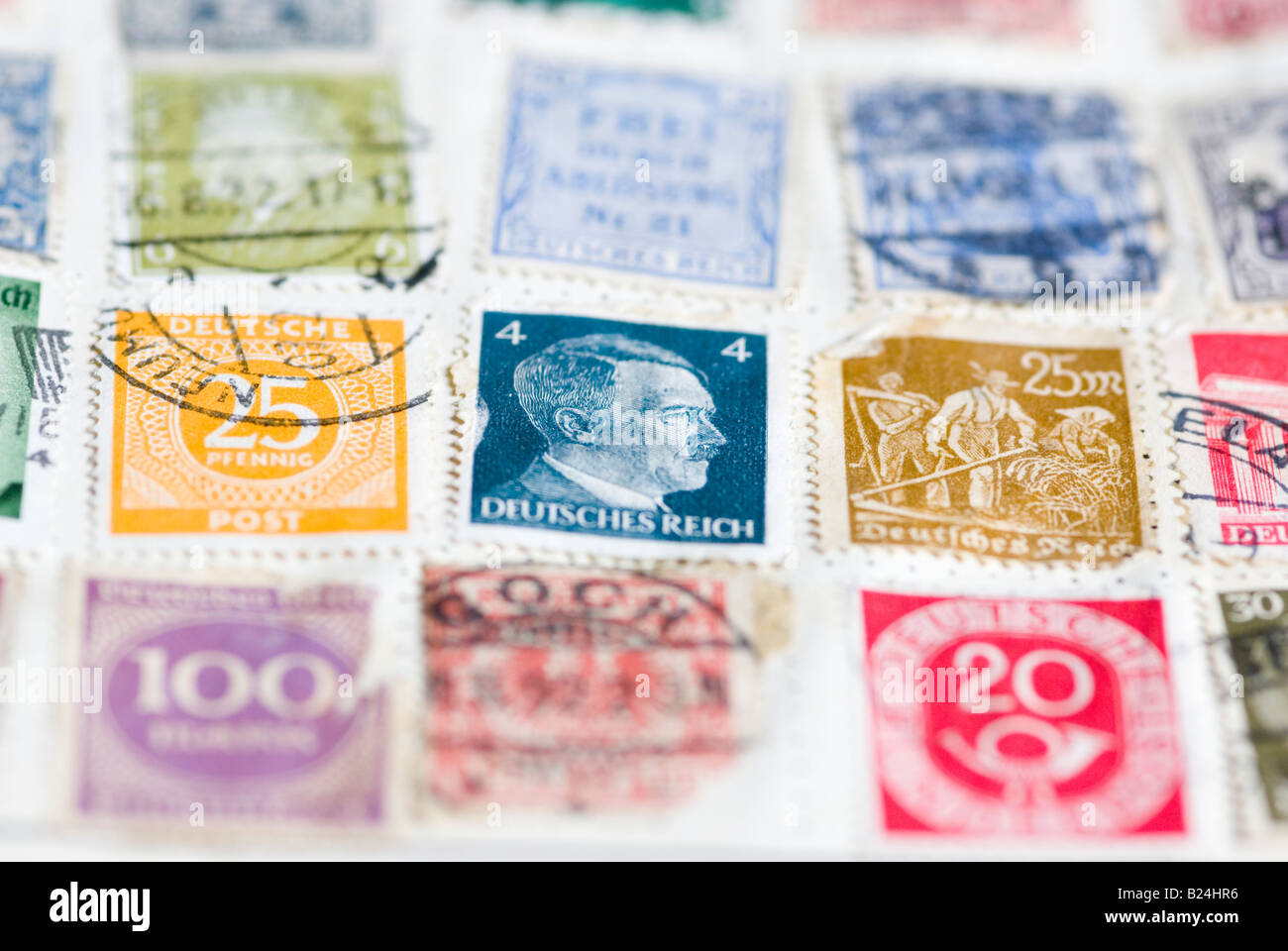German stamps hi-res stock photography and images - Alamy