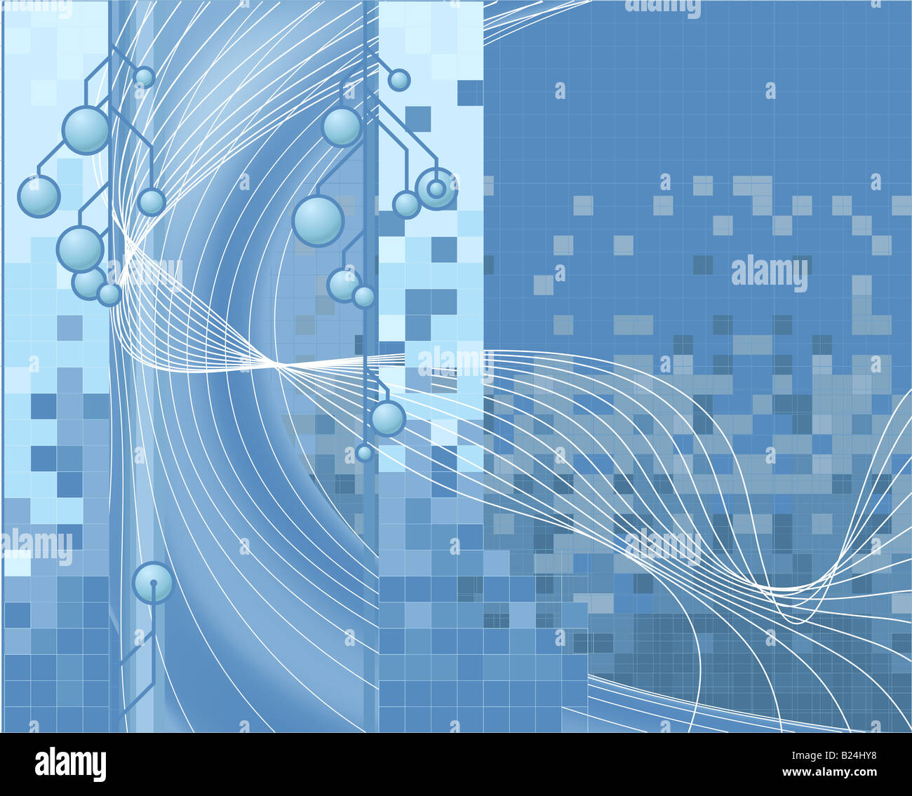 Blue Technology Background A blue corporate style technology background ...