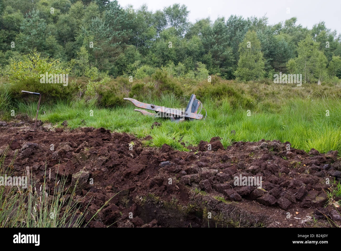 Peat cutting machine hi-res stock photography and images - Alamy