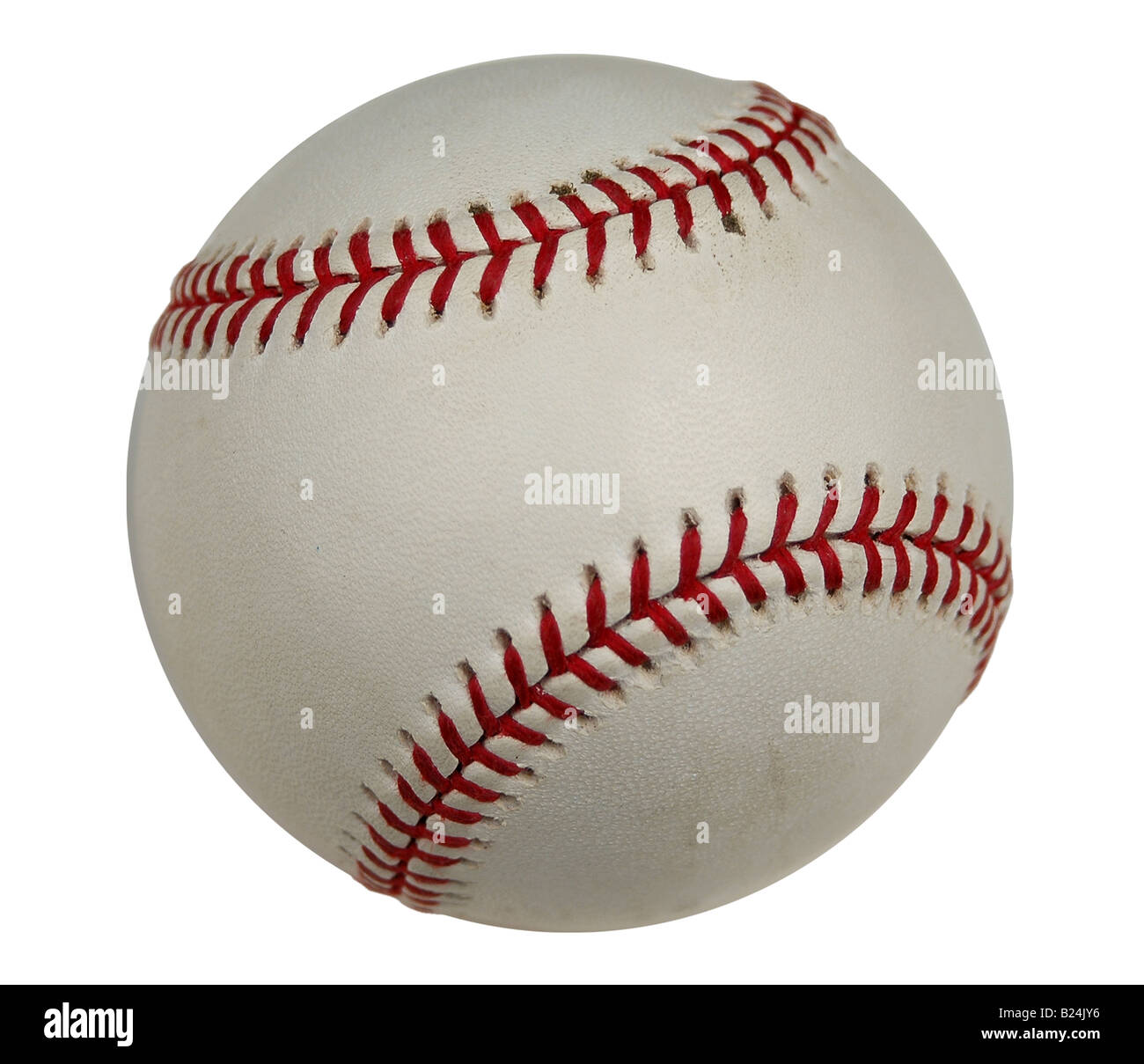 Baseball isolated over a white background Stock Photo - Alamy