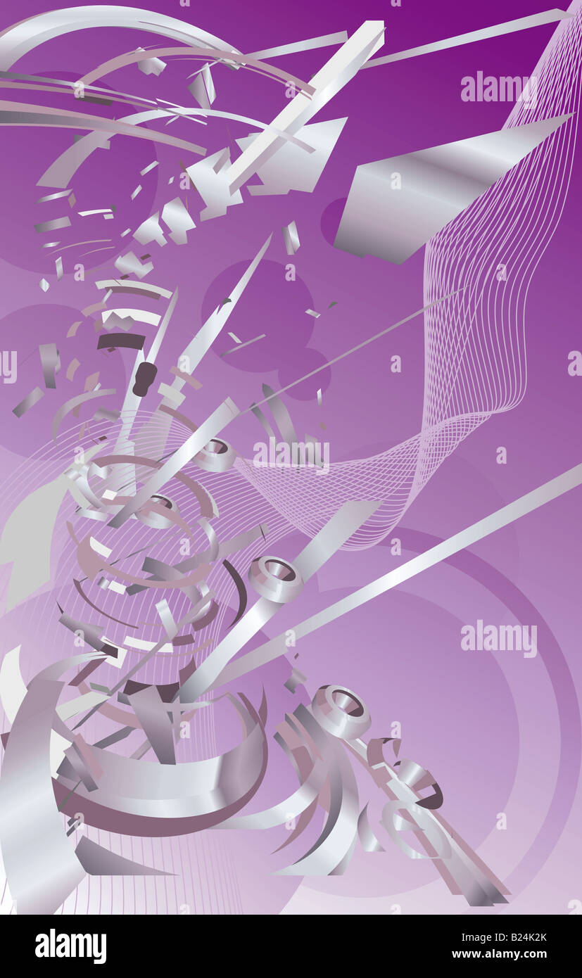 Conceptual Futuristic background. Conceptual abstract funky futuristic ...