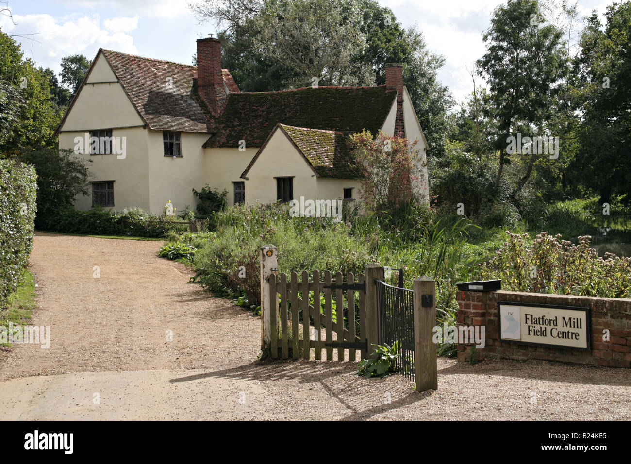 Willy Lott s House Flatford Mill on the River Stour close to the ...