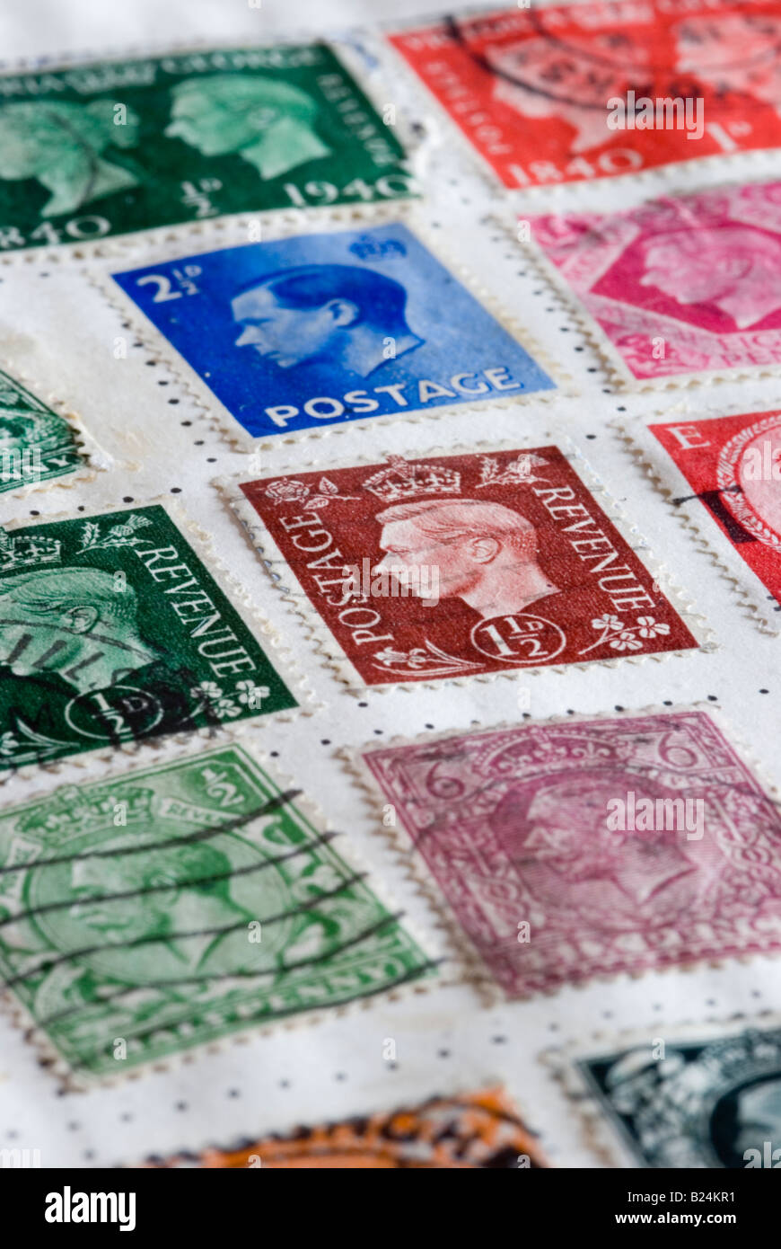 Postage stamps 1940s hi-res stock photography and images - Alamy