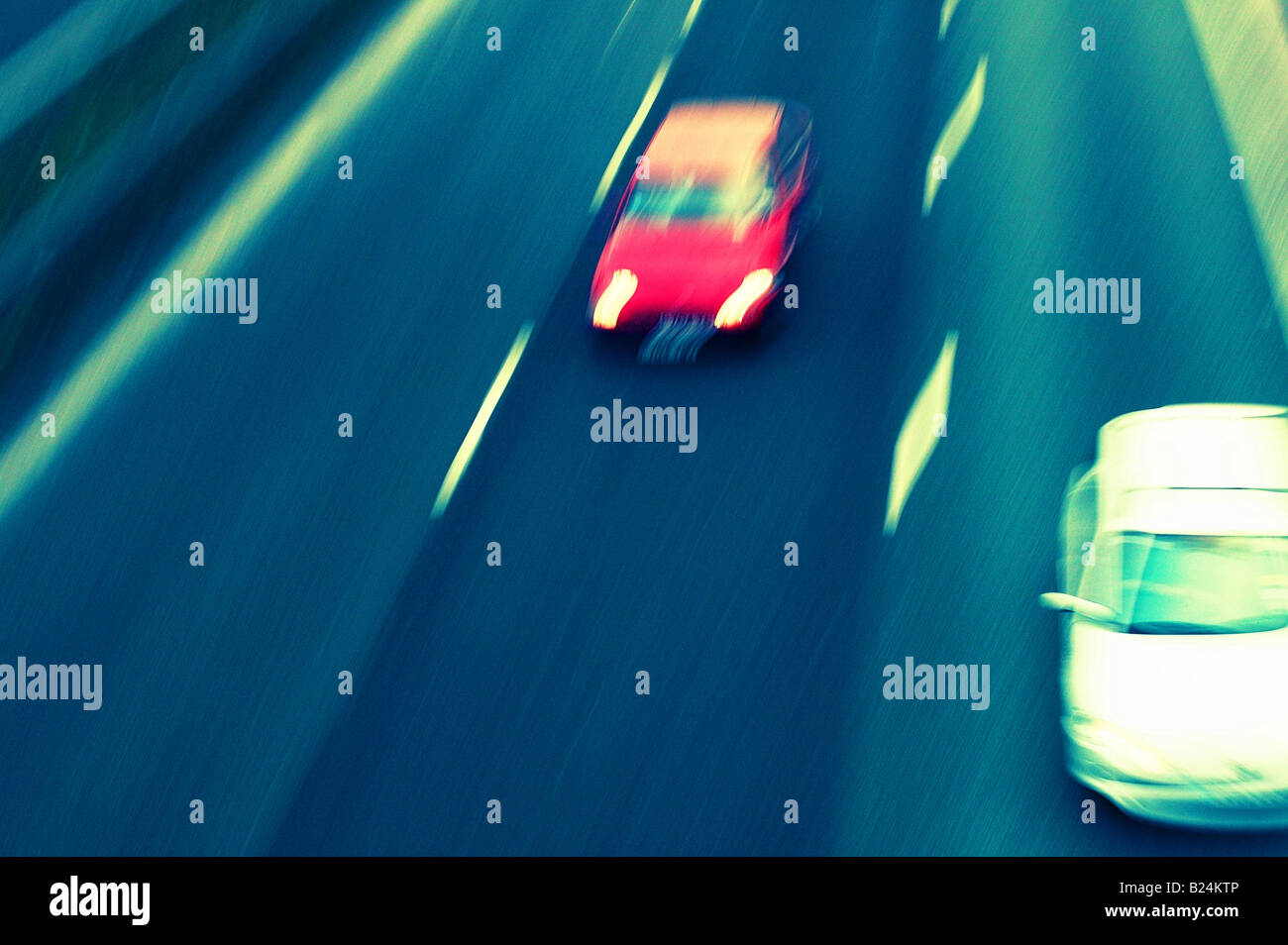 Rush hour traffic on the M60 motorway, Manchester Stock Photo - Alamy