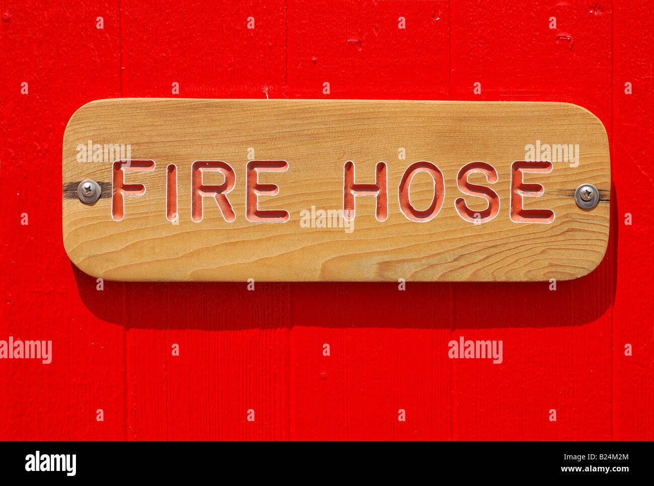 Fire hose sign fire hose hi-res stock photography and images - Alamy
