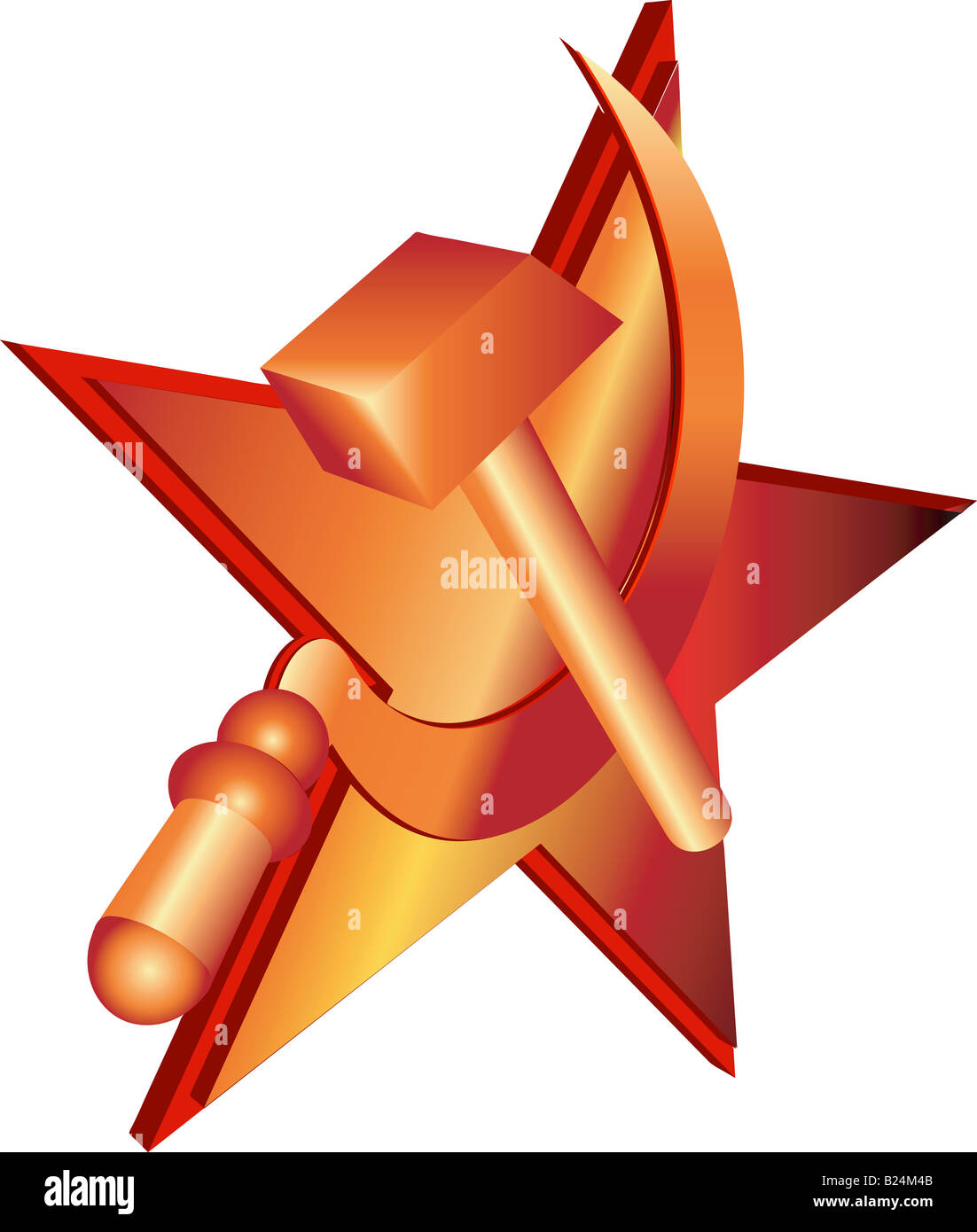 hammer and sickle, communist symbol Stock Photo - Alamy