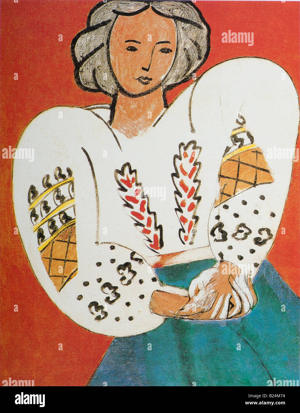 The Romanian Blouse by Henri Matisse 1940 Stock Photo - Alamy
