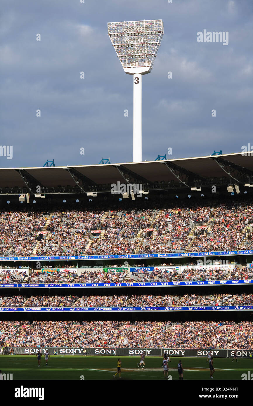 Australian Rules Football game at the Melbourne Cricket Ground ...