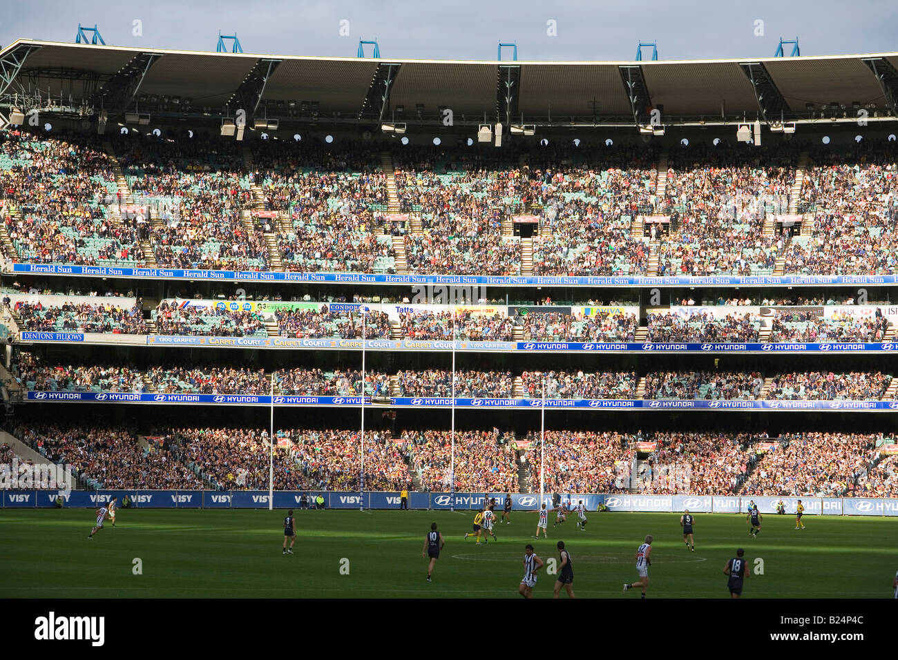 Australian Rules Football game at the Melbourne Cricket Ground ...