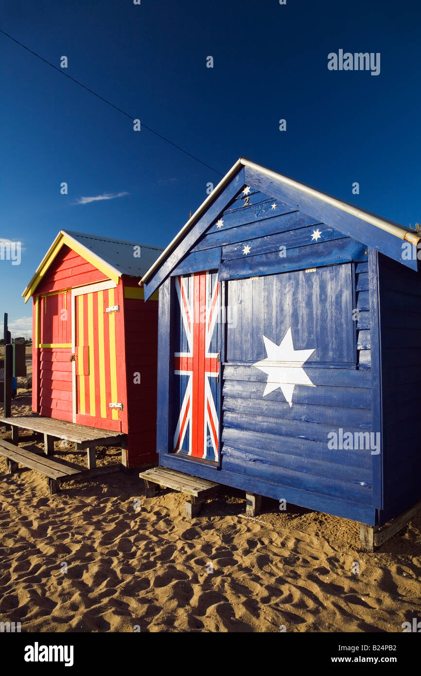 Beach huts - Melbourne, Victoria, AUSTRALIA Stock Photo - Alamy