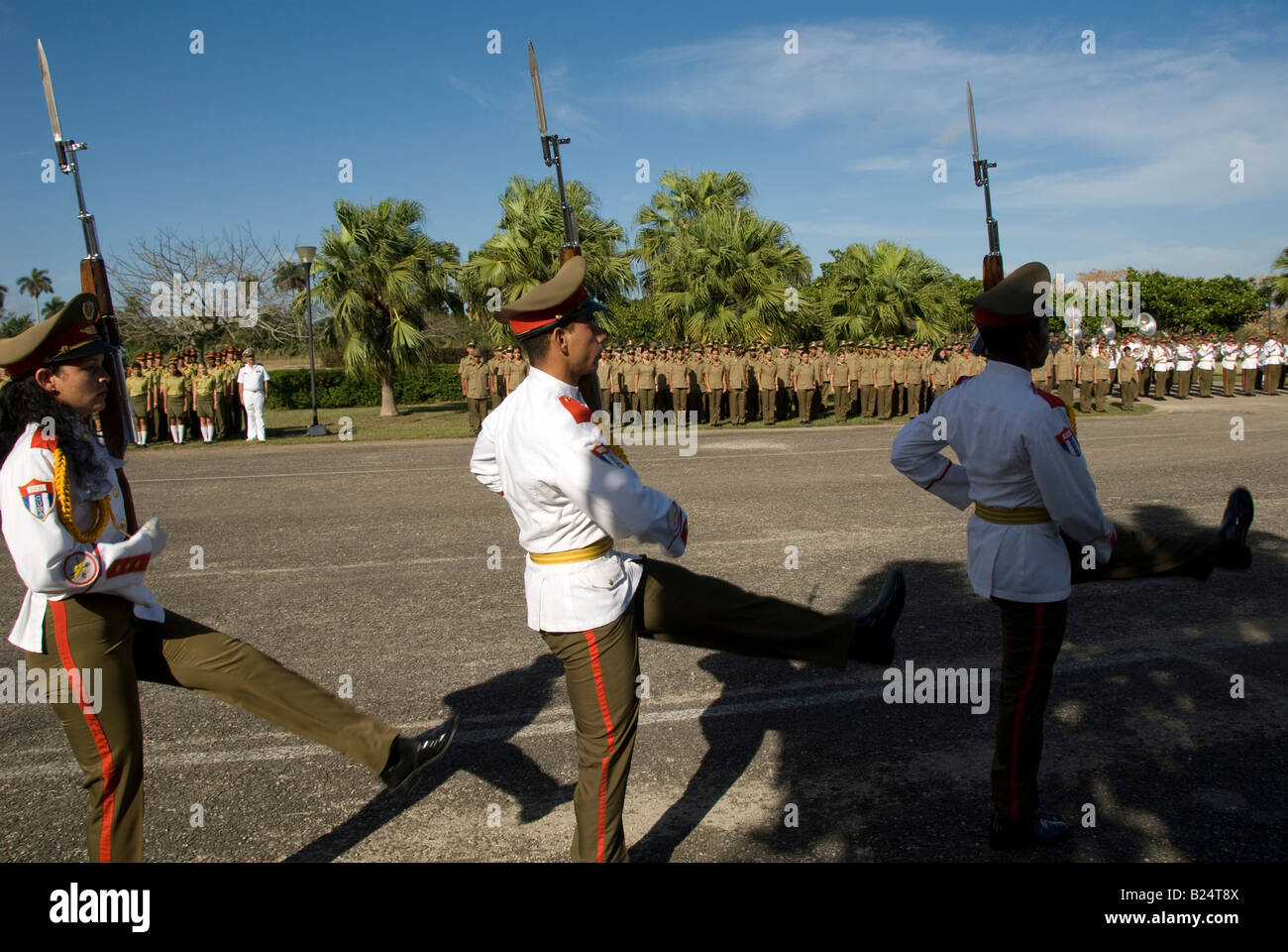 Cuban military parade Stock Photo - Alamy