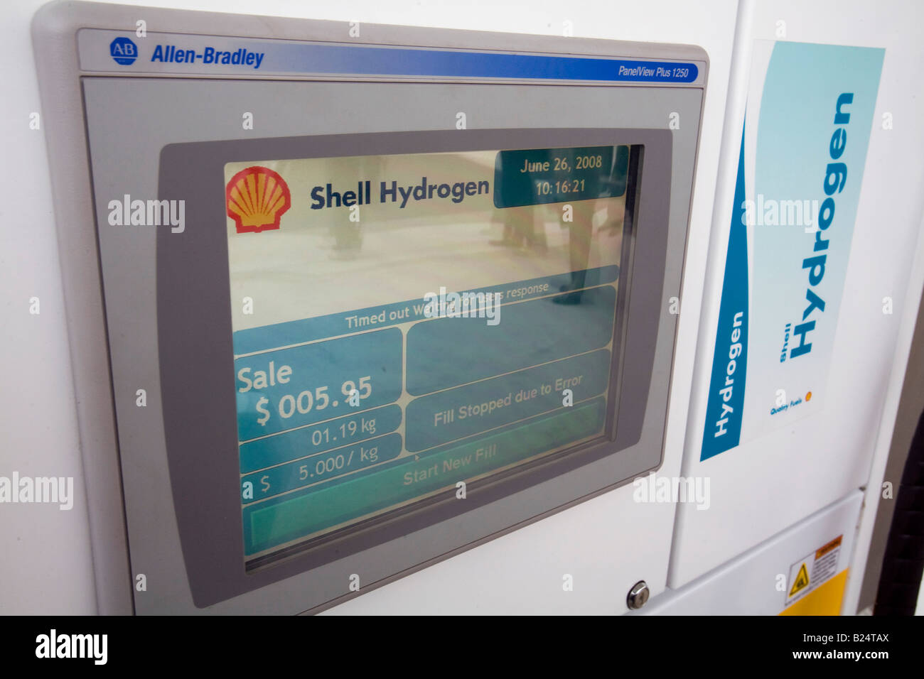 Fueling pump Opening of California s first retail hydrogen refueling ...