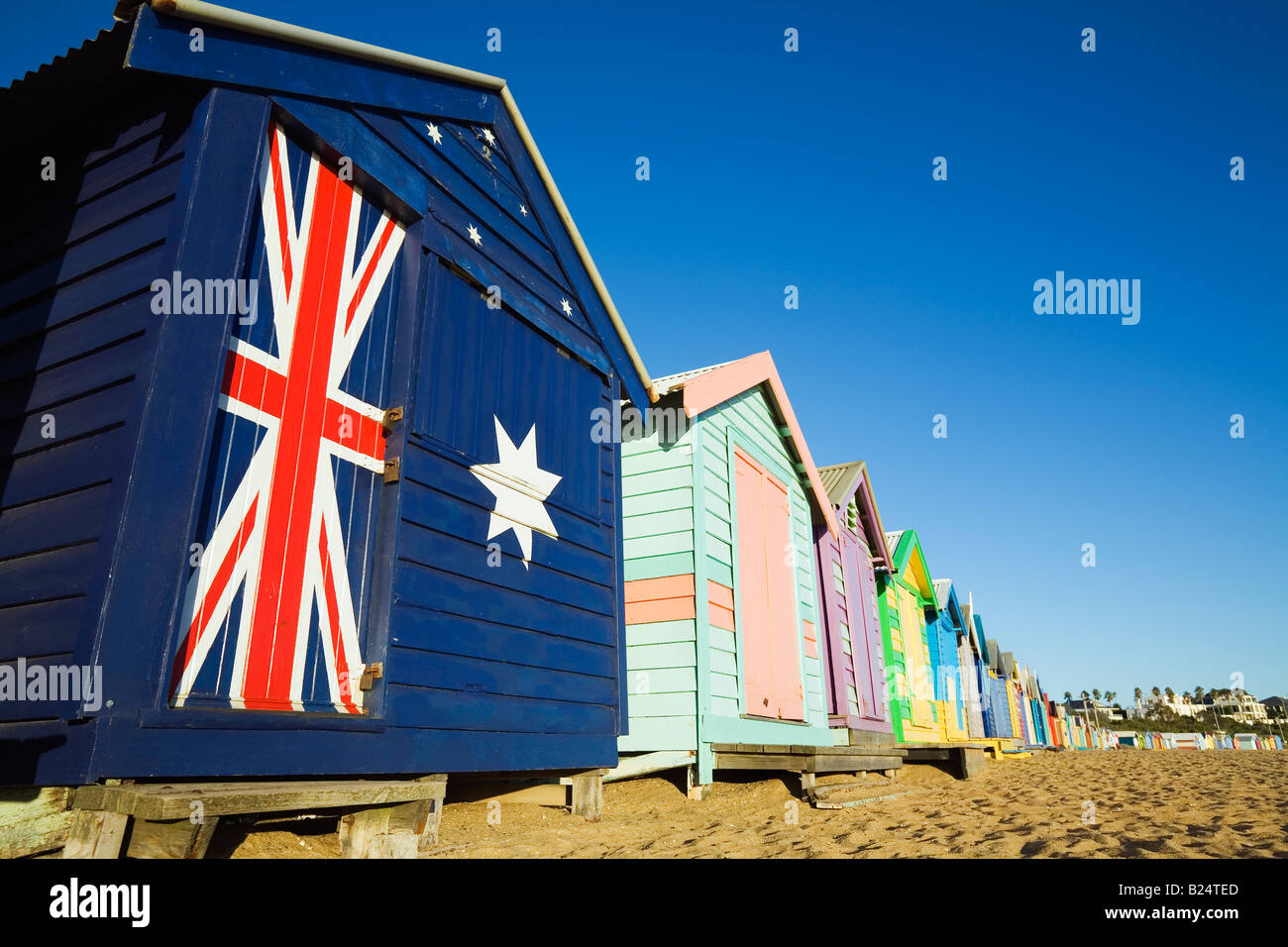 Beach huts - Melbourne, Victoria, AUSTRALIA Stock Photo - Alamy