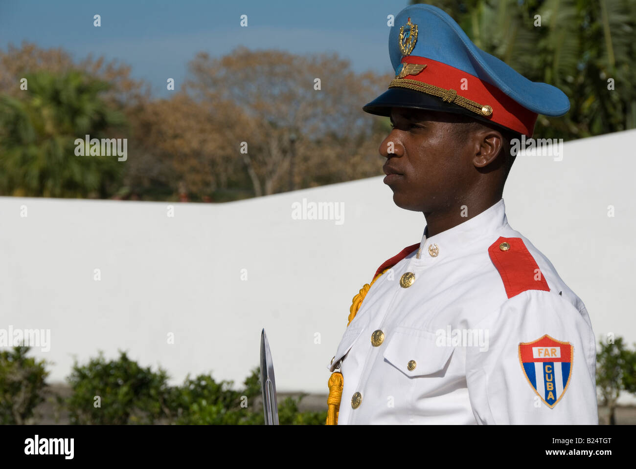 A portrait of a cuban soldier Stock Photo - Alamy