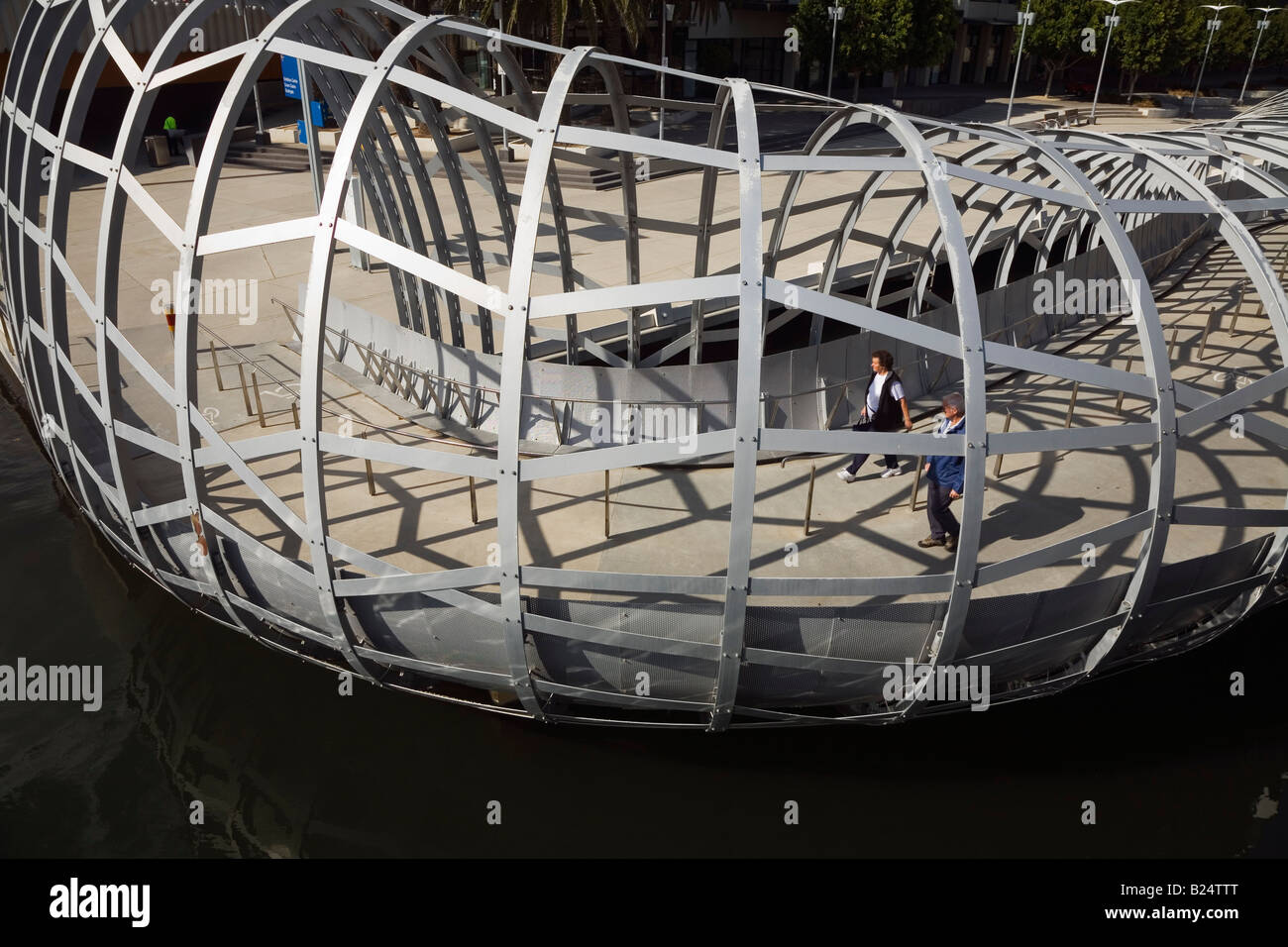 The Webb Bridge - Melbourne, Victoria, AUSTRALIA Stock Photo - Alamy