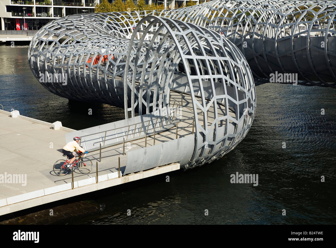 The Webb Bridge - Melbourne, Victoria, AUSTRALIA Stock Photo - Alamy